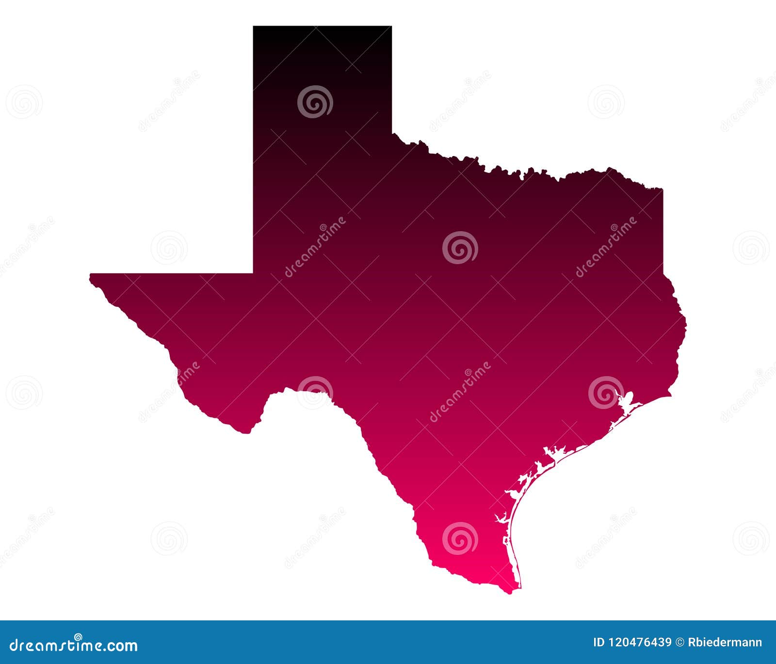 Map of Texas stock vector. Illustration of cartography - 120476439