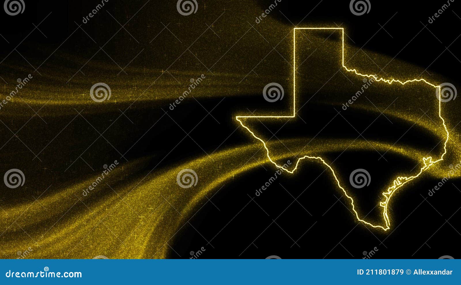 Map of Texas, Gold Glitter Map Stock Image - Image of liberty, atlas ...