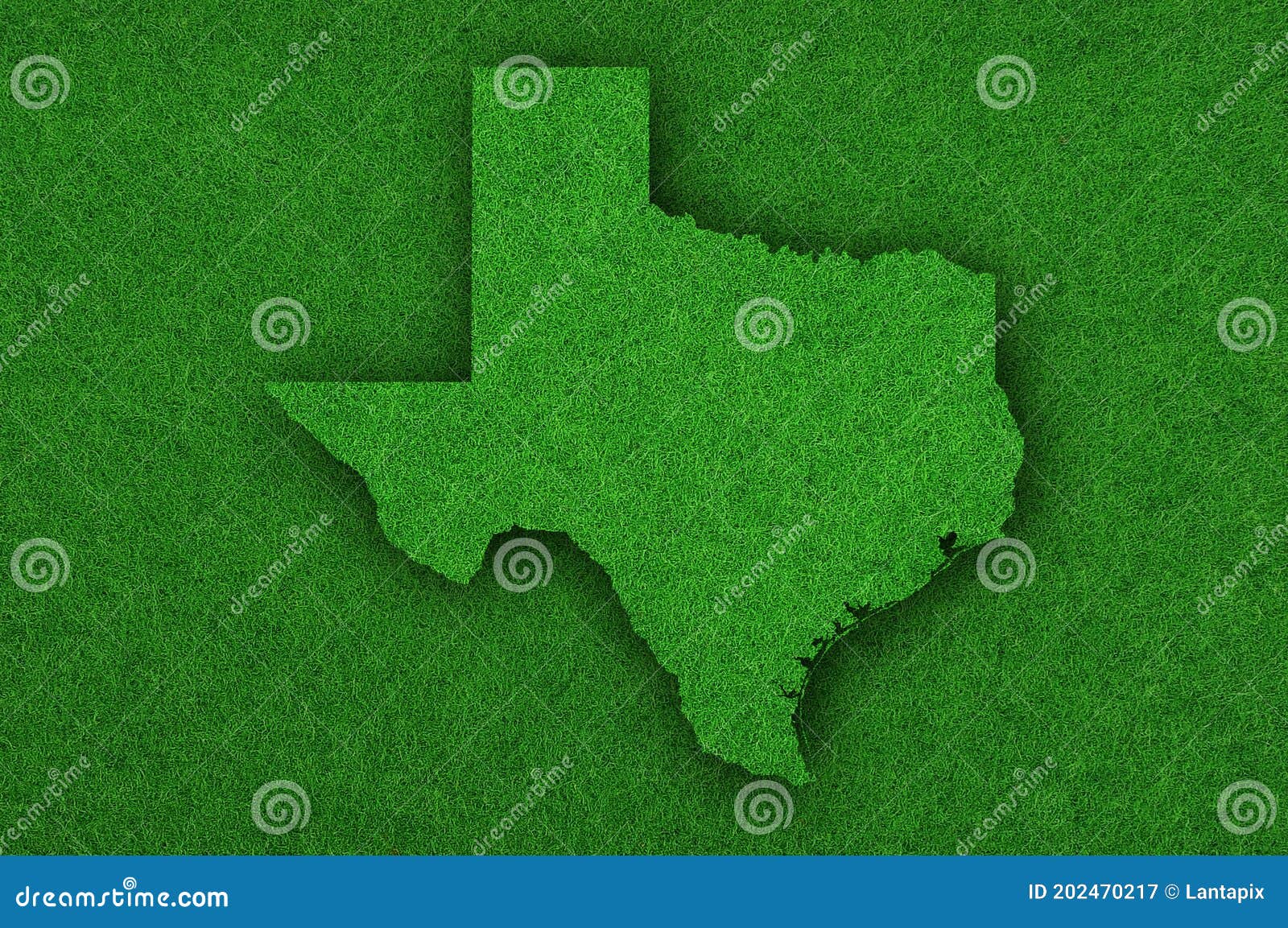Map of Texas on green felt stock illustration. Illustration of textile ...