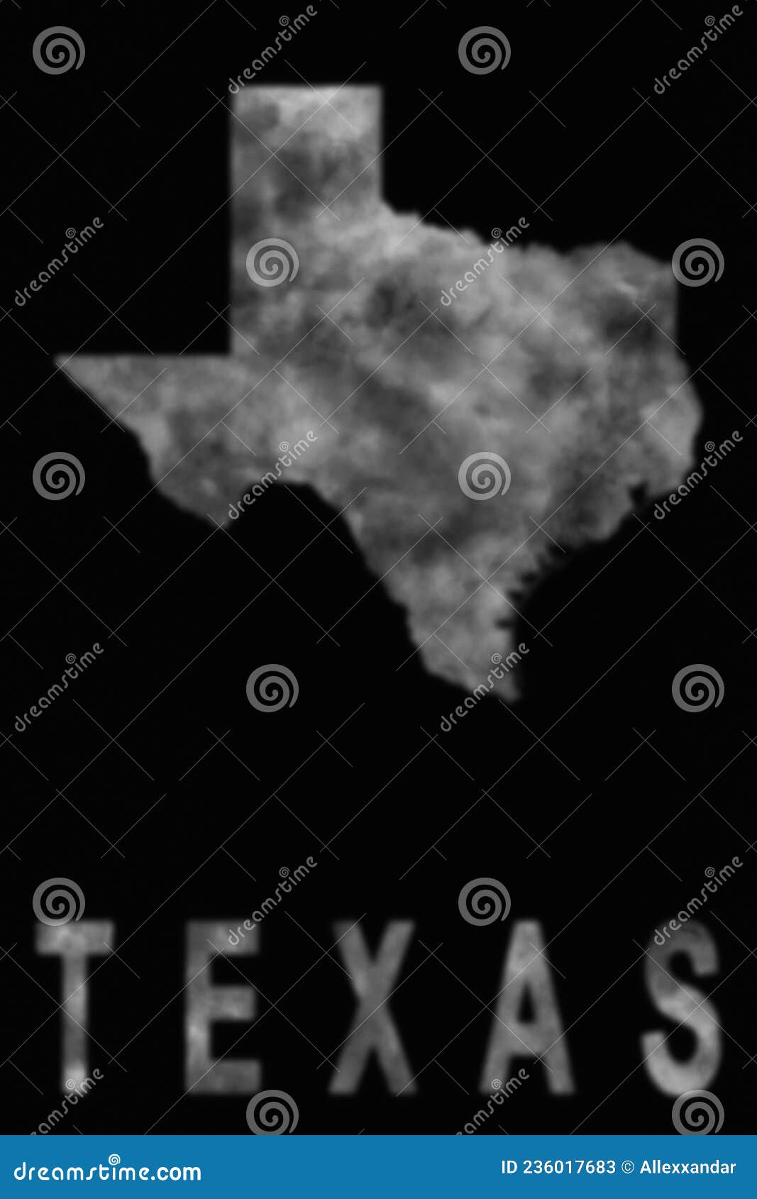 Map of Texas Made of Smoke, Air Pollution Stock Image - Image of ...