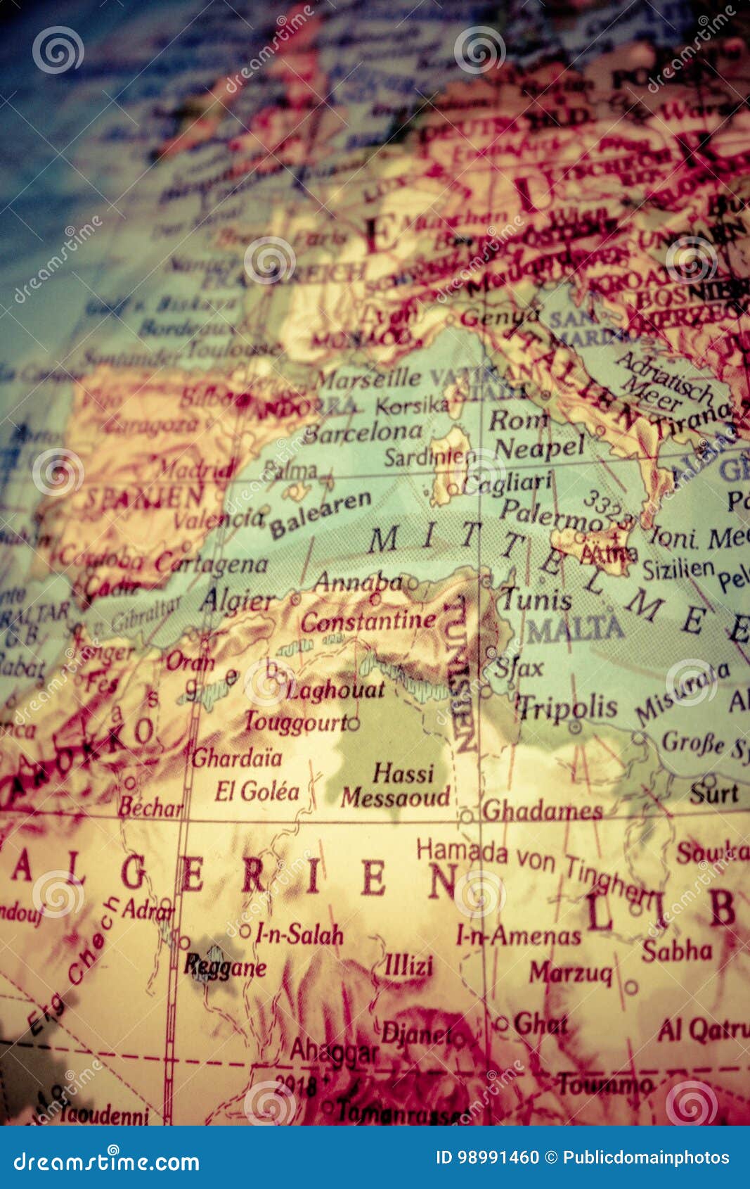 Map, Text, World, Texture Picture. Image: 98991460