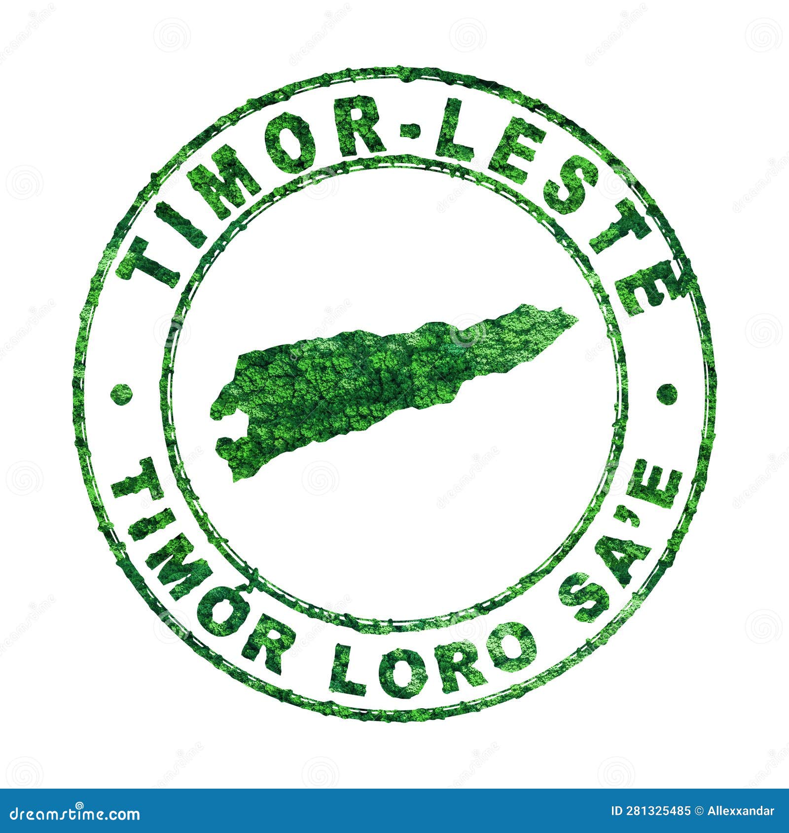 Map of Timor Leste, Postal Stamp, Sustainable Development, CO2 Emission ...