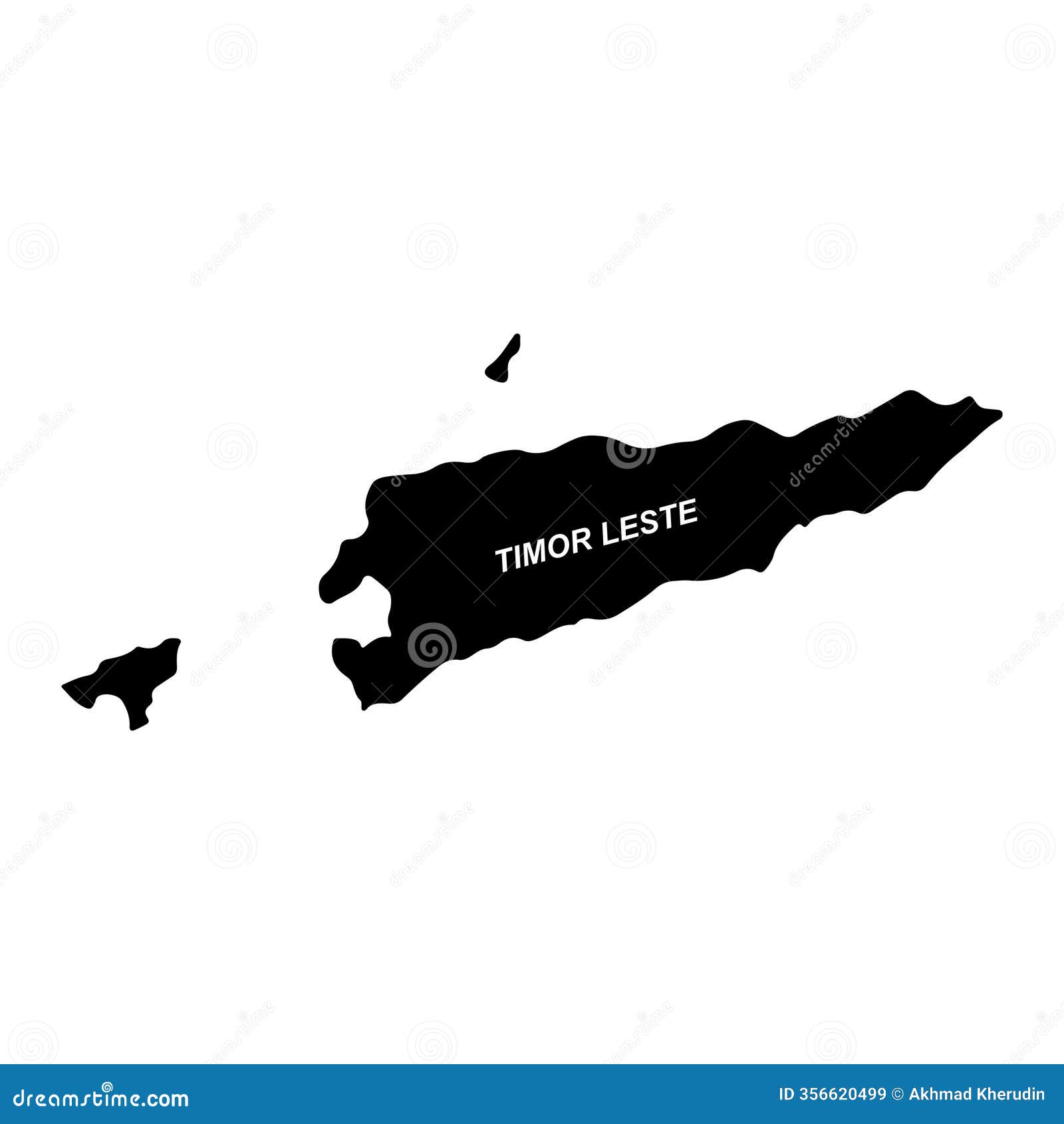 Map of Timor Leste Simple Design Stock Vector - Illustration of symbol ...