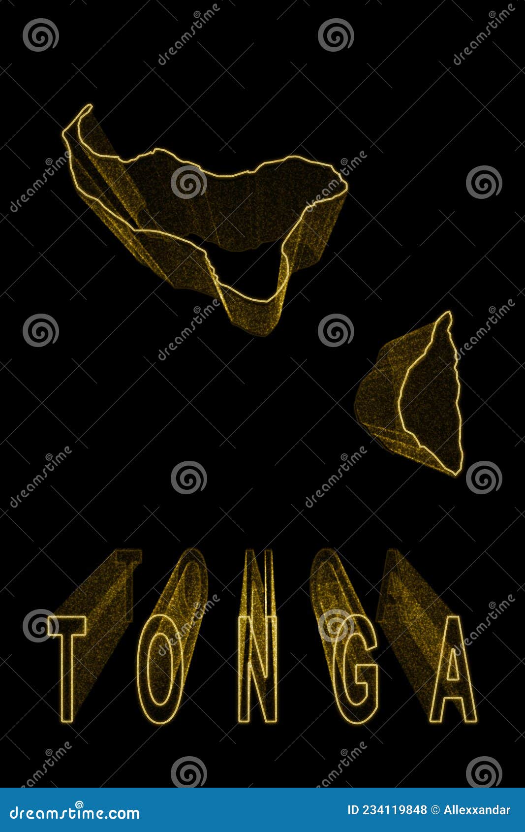 Tonga Political Map Cartoon Vector | CartoonDealer.com #74632455