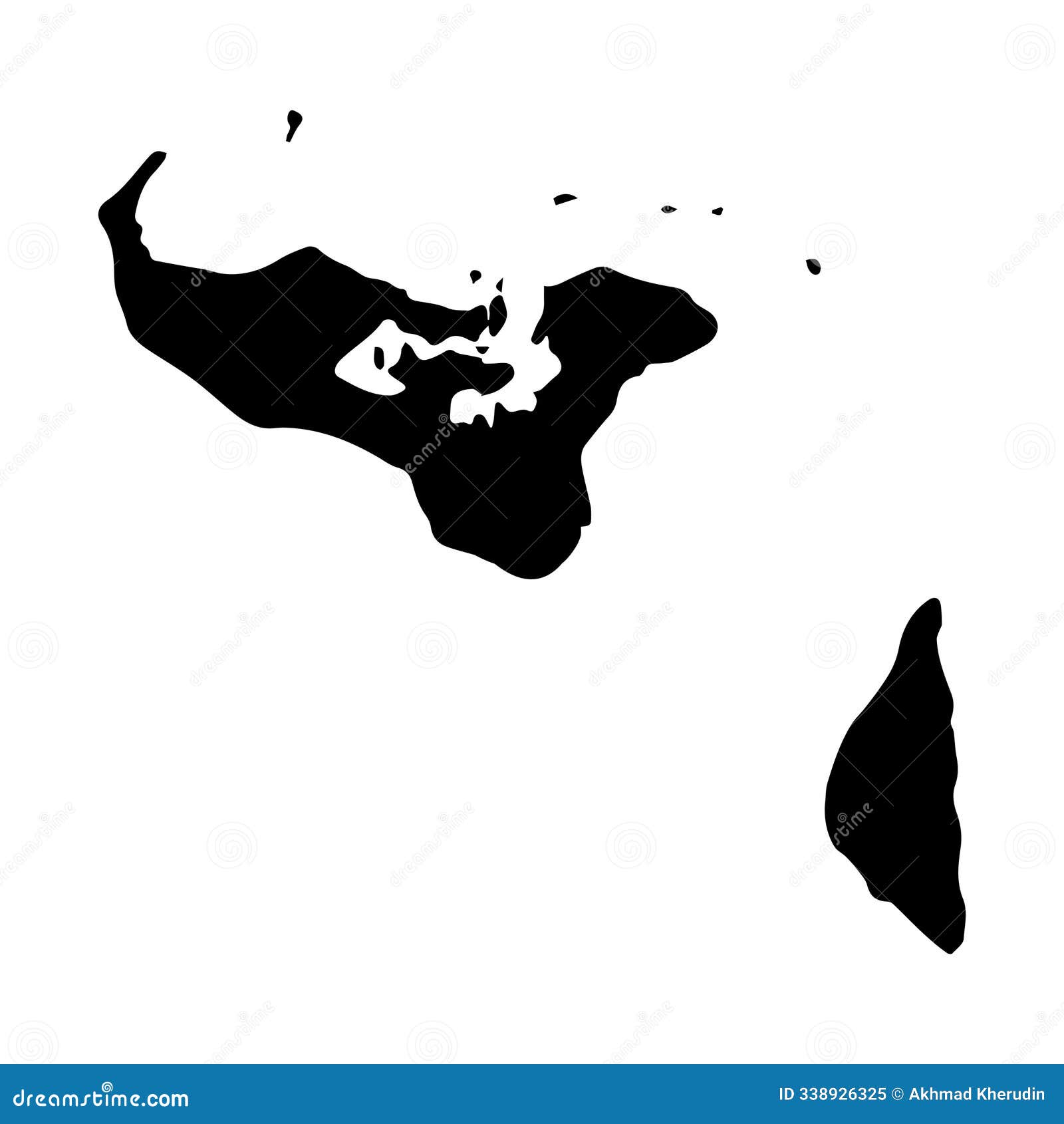 Map of Tonga region stock vector. Illustration of symbol - 338926325