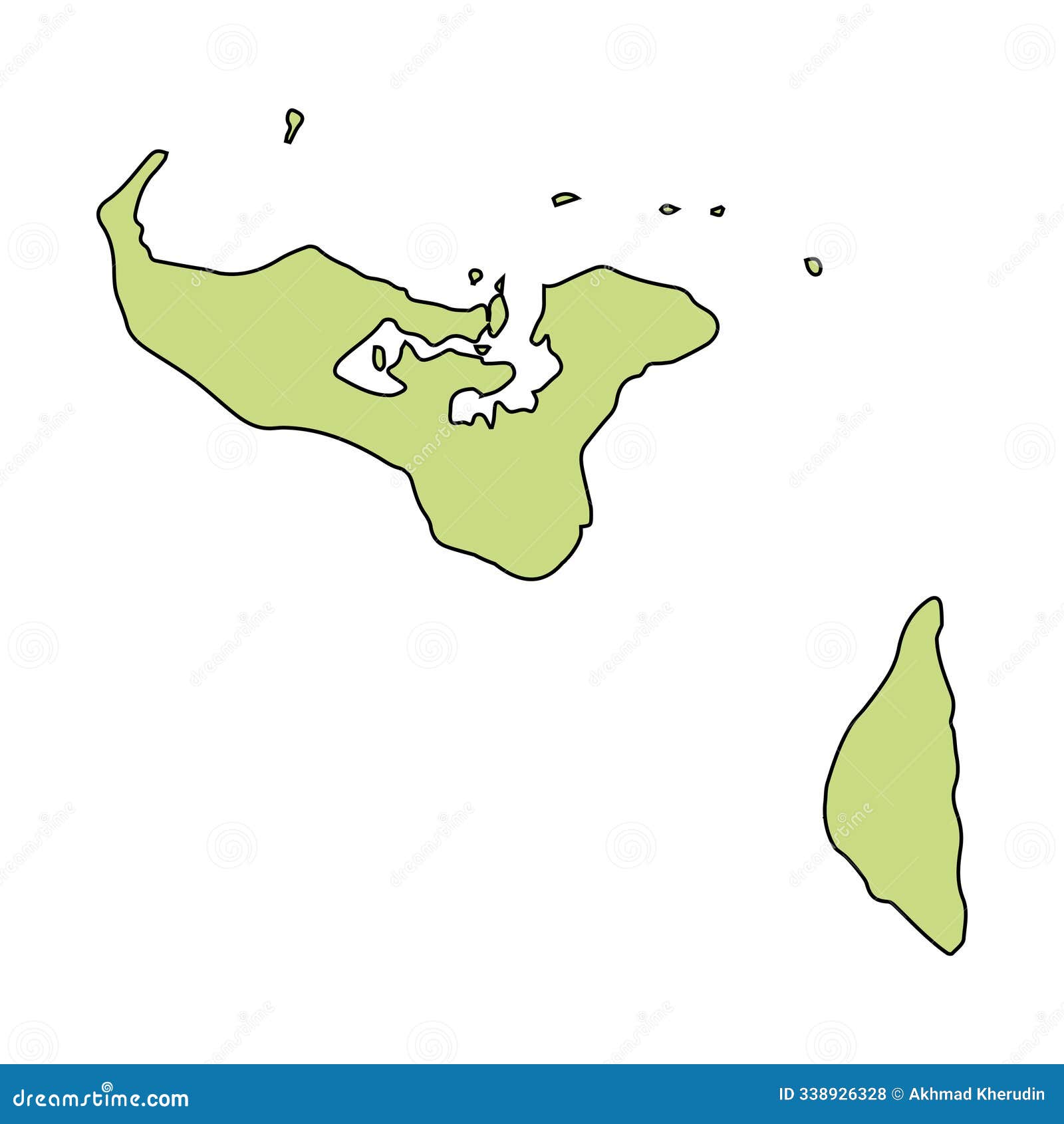 Map of Tonga region stock vector. Illustration of shape - 338926328