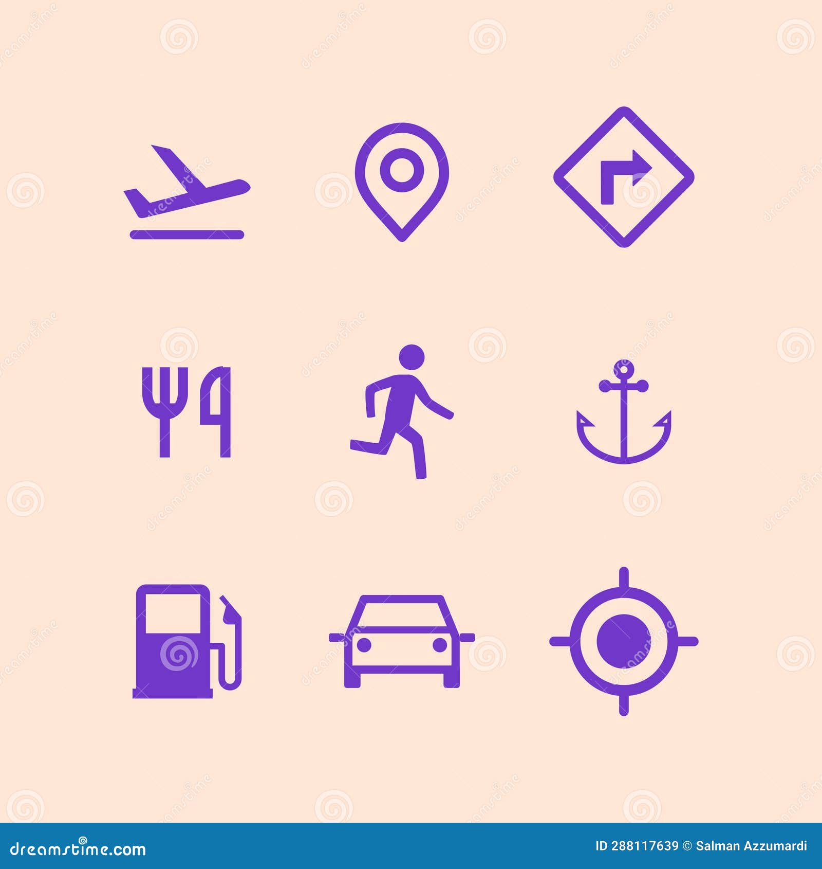 Map Tools Icons, According To the Needs of the Map Application Stock ...