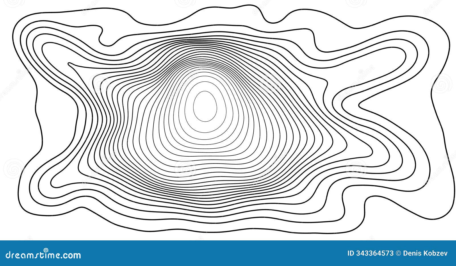 Map of the Topography Line. Vector Abstract Topographic Map Concepts ...