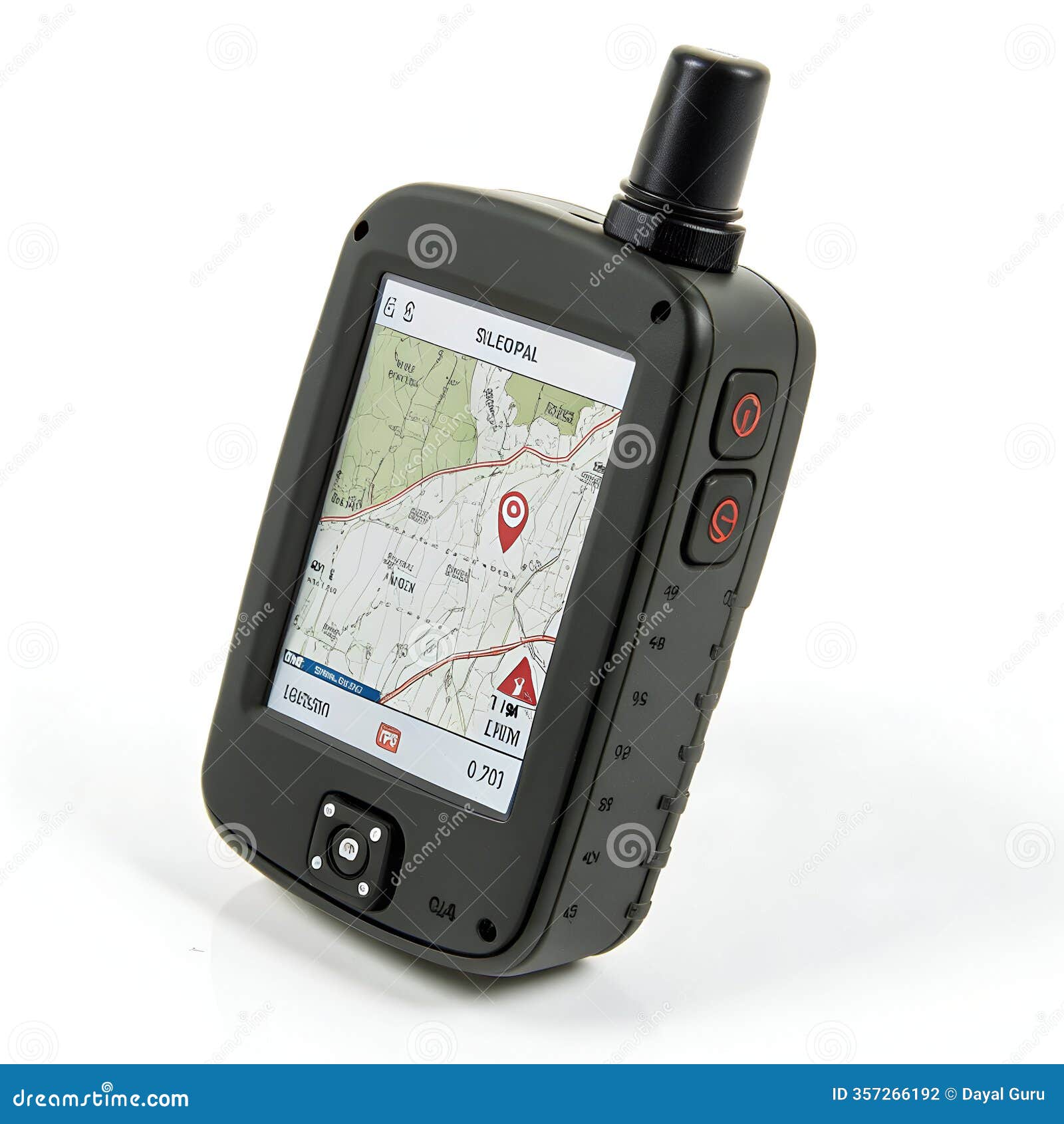 Map Tracking stock illustration. Illustration of system - 357266192