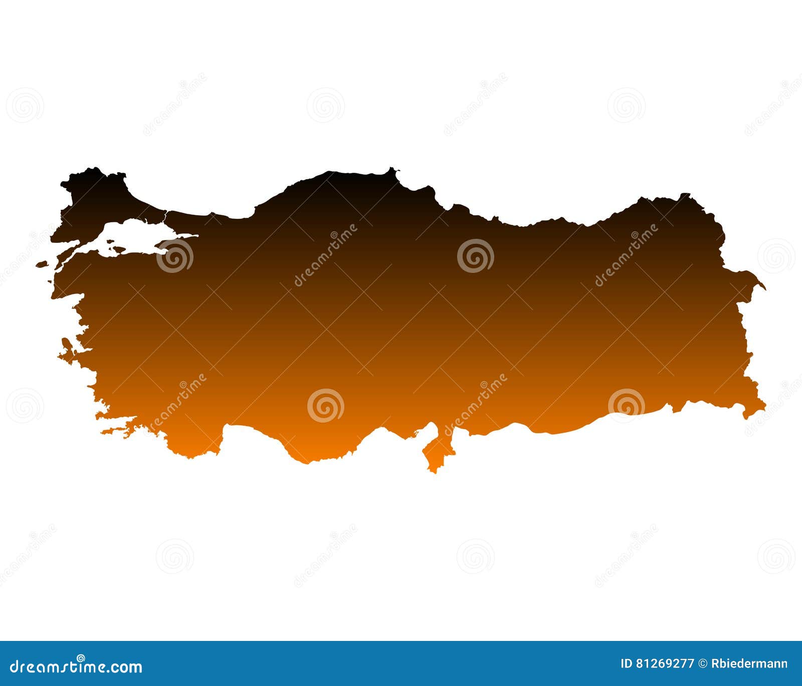 Map of Turkey stock vector. Illustration of cartography - 81269277