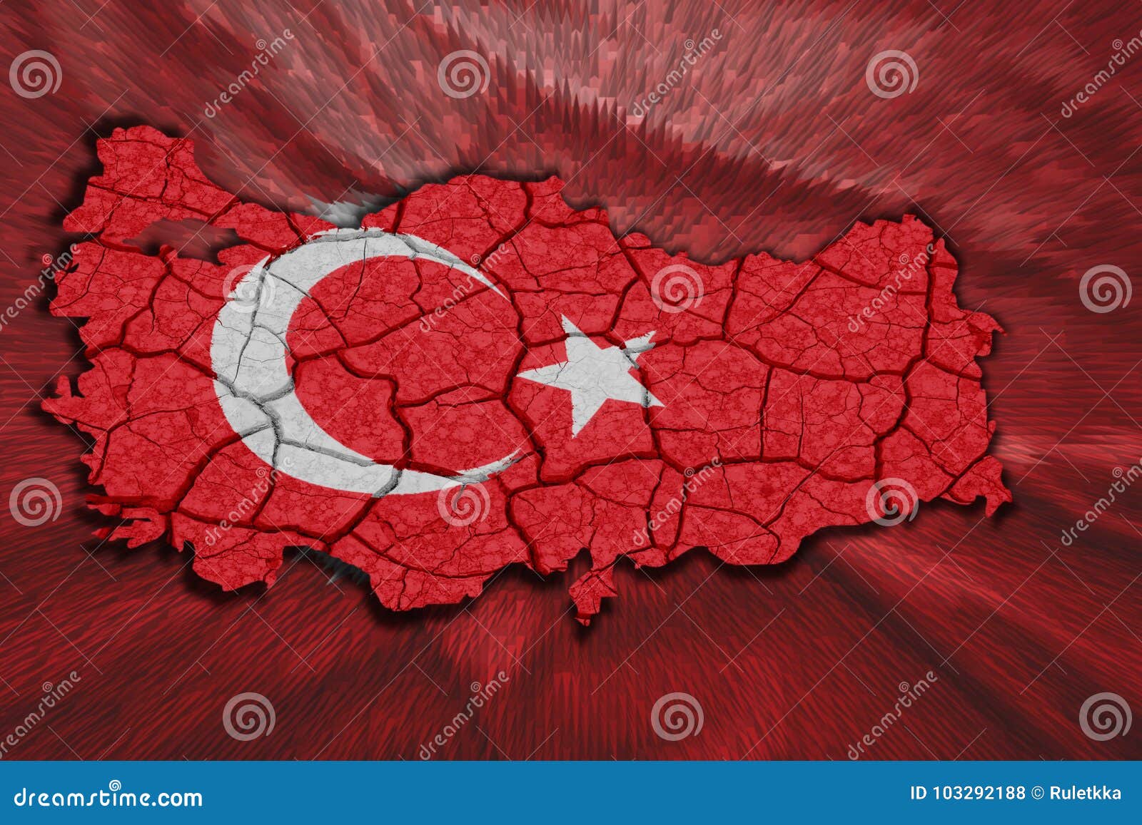 Turkish Map stock illustration. Illustration of european - 103292188