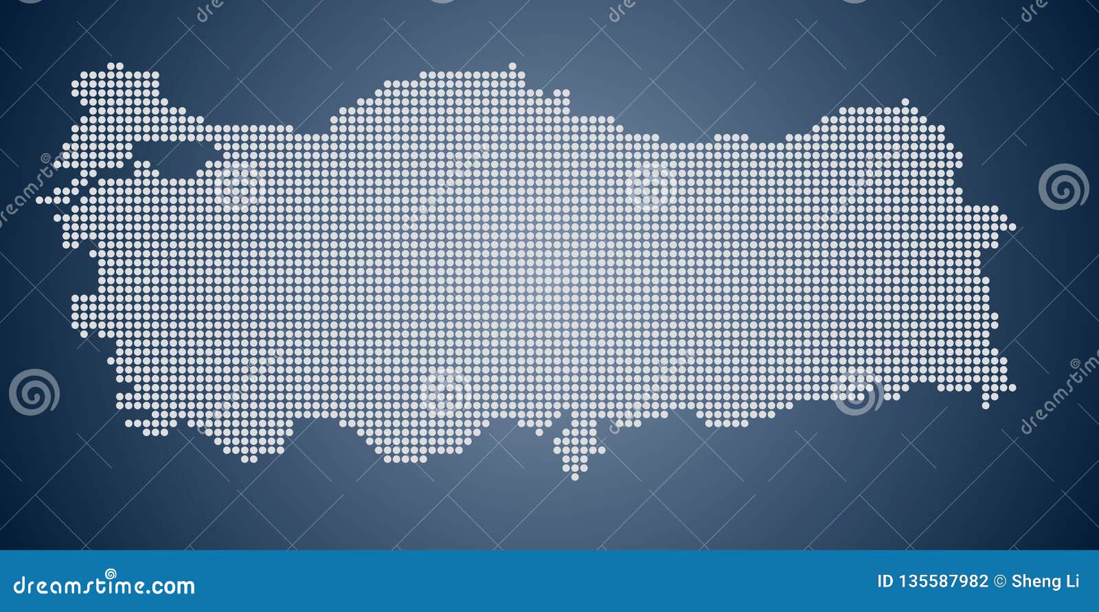 The Map of Turkey Map, Pixel Stock Vector - Illustration of atlas ...