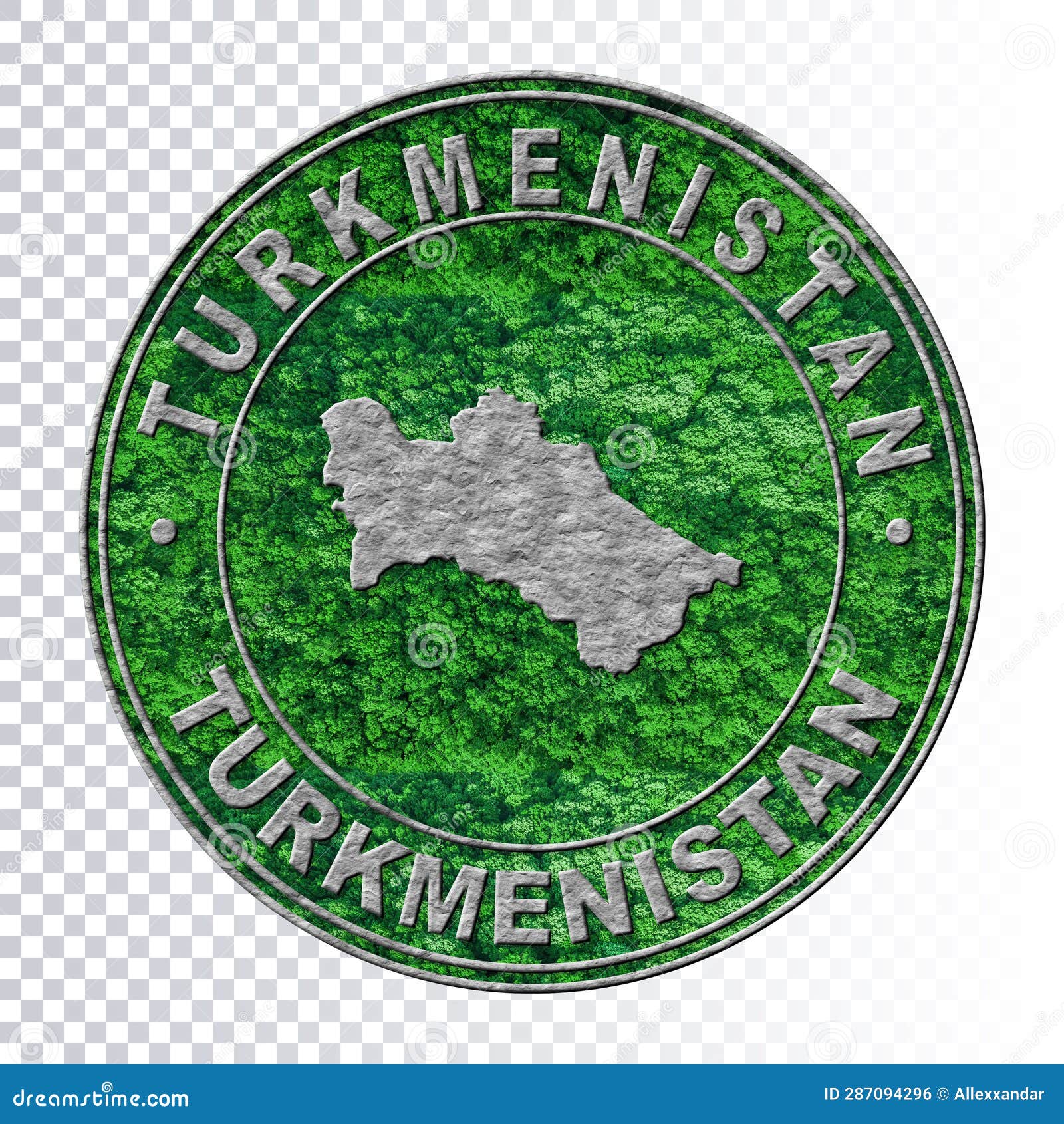 Map of Turkmenistan, Environment Concept, Co2 Emission Concept Stock ...