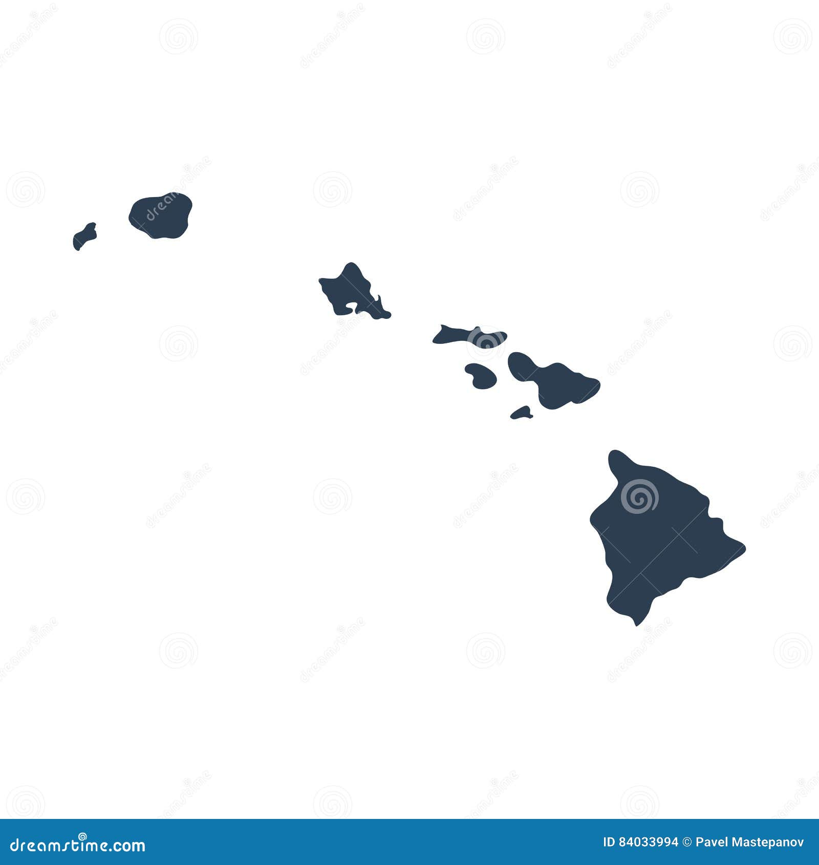 Hawaiian Archipelago Outline