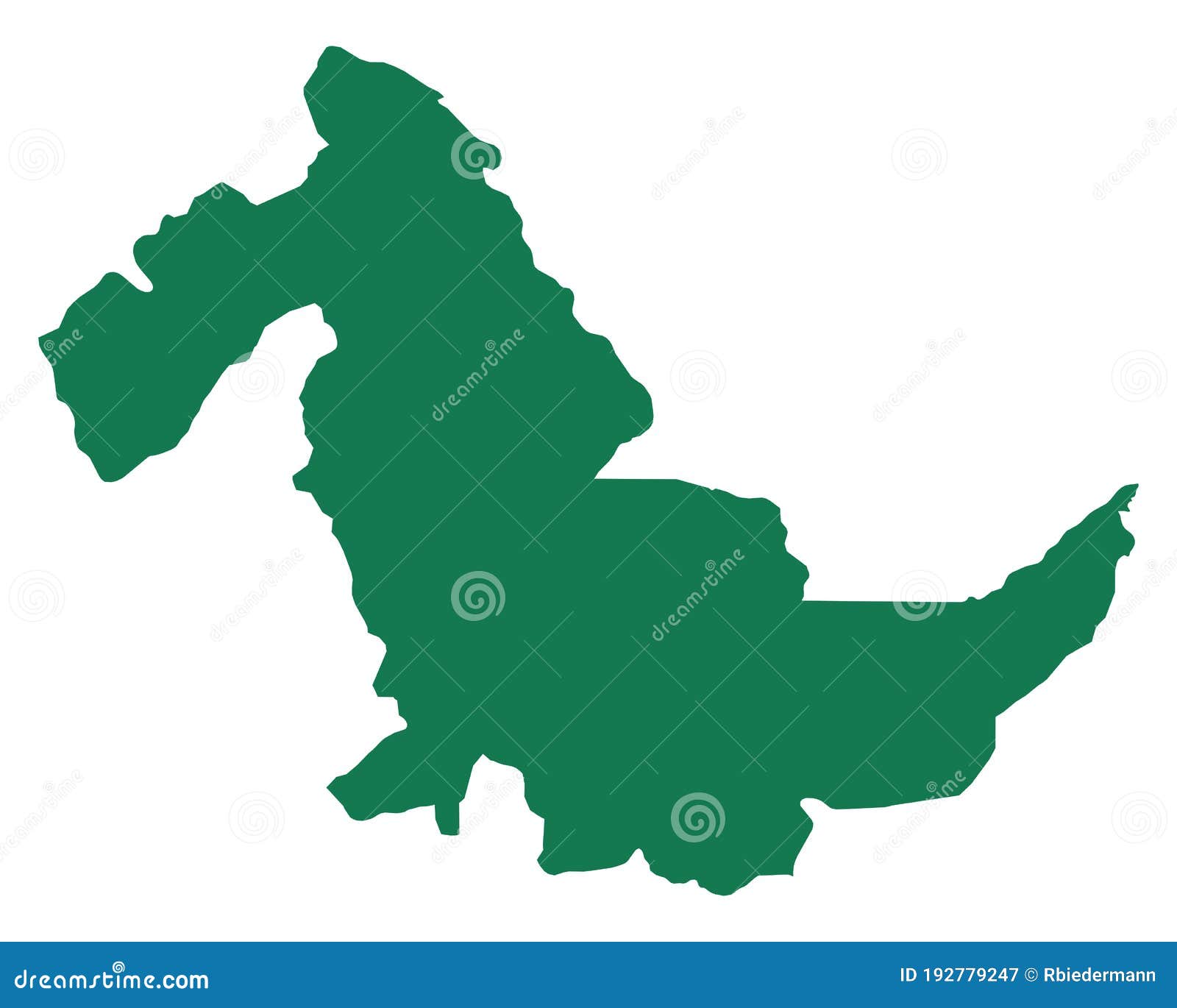 Map of Ucayali stock vector. Illustration of peru, cartography - 192779247