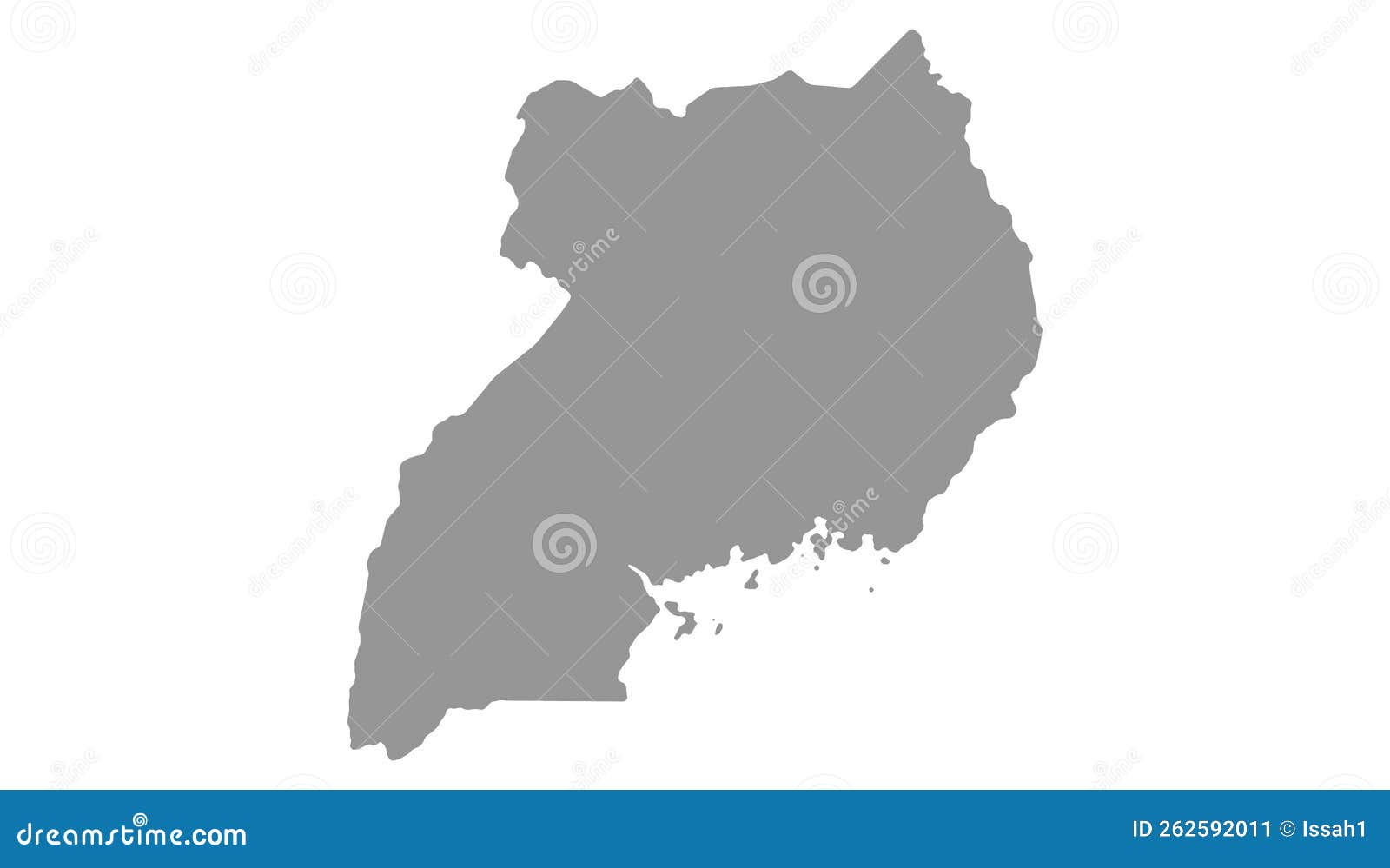 Map Uganda Vector Background. Isolated Country Texture Stock Vector ...