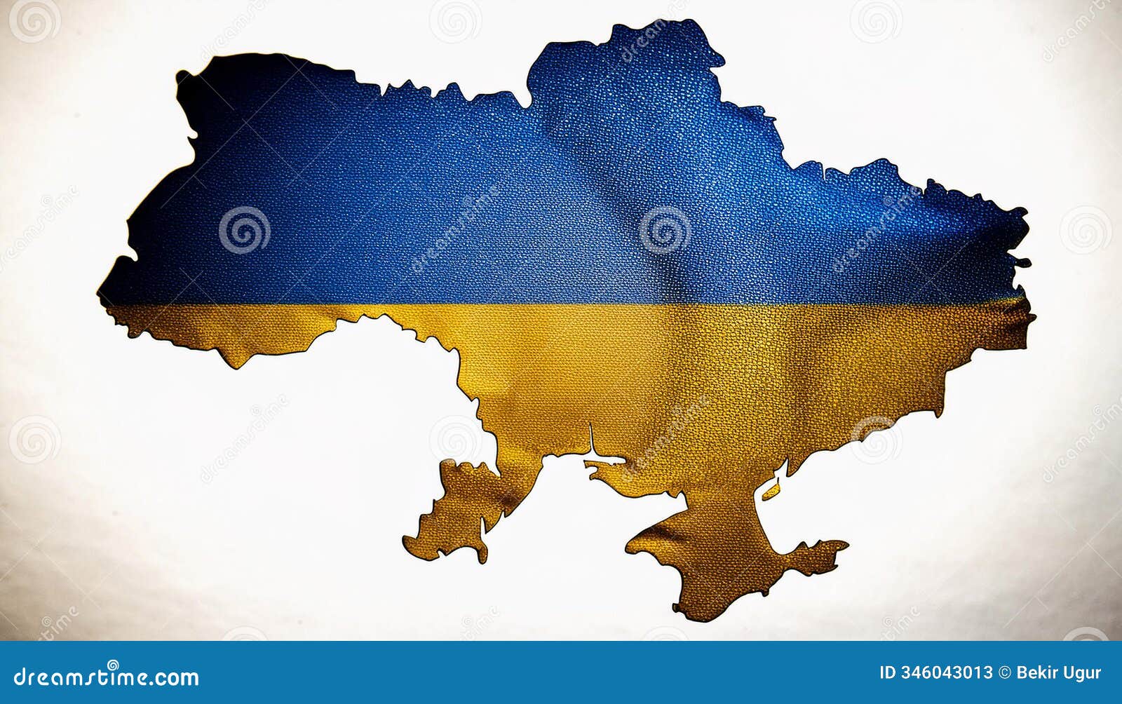 Map of Ukraine with Flag stock illustration. Illustration of line ...