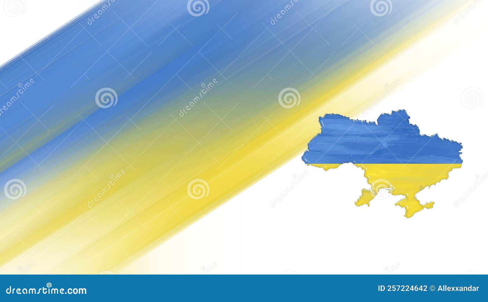 Map of Ukraine, flag map stock illustration. Illustration of ...