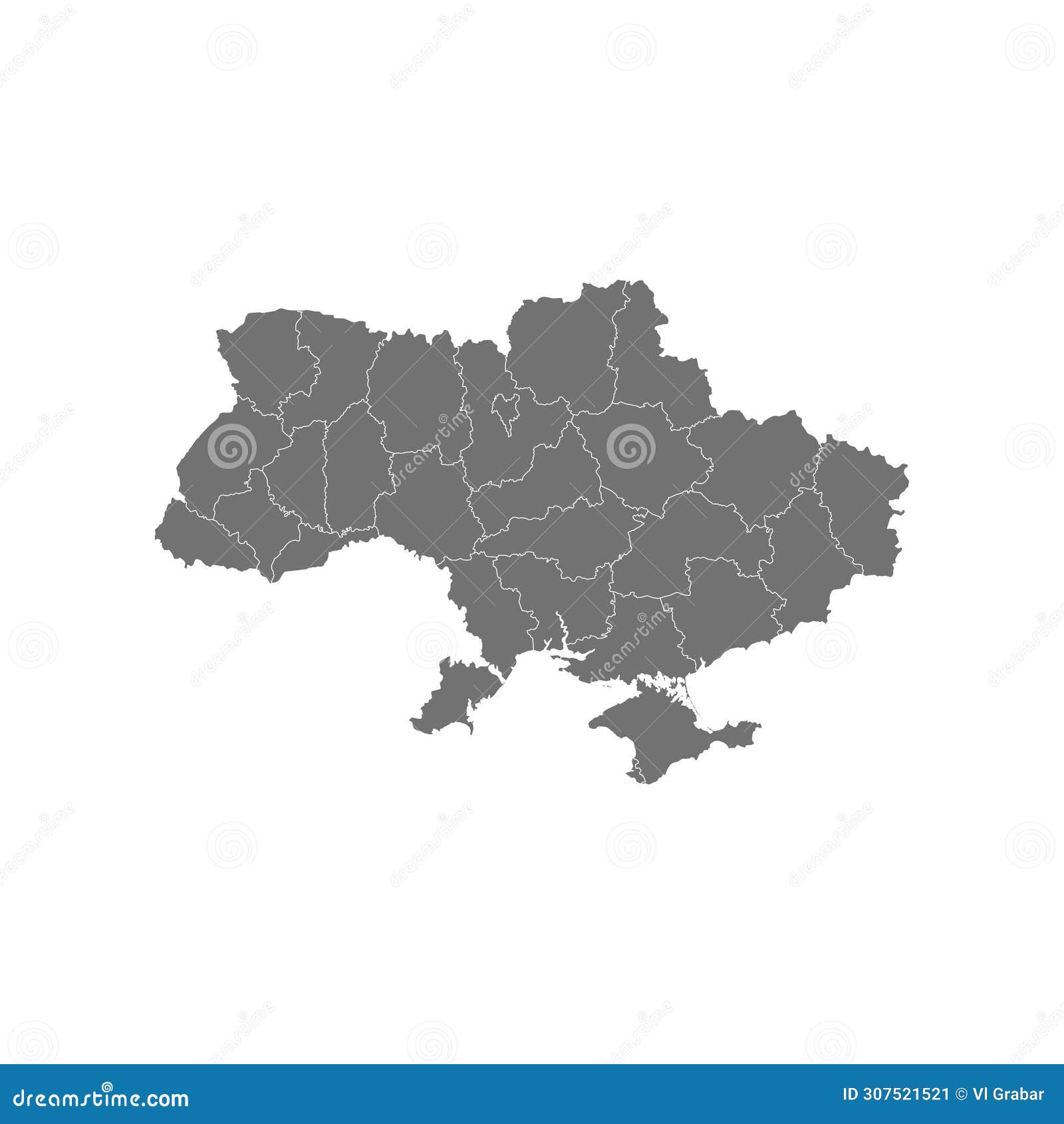 Map of Ukraine Vector Illustration Stock Vector - Illustration of ...