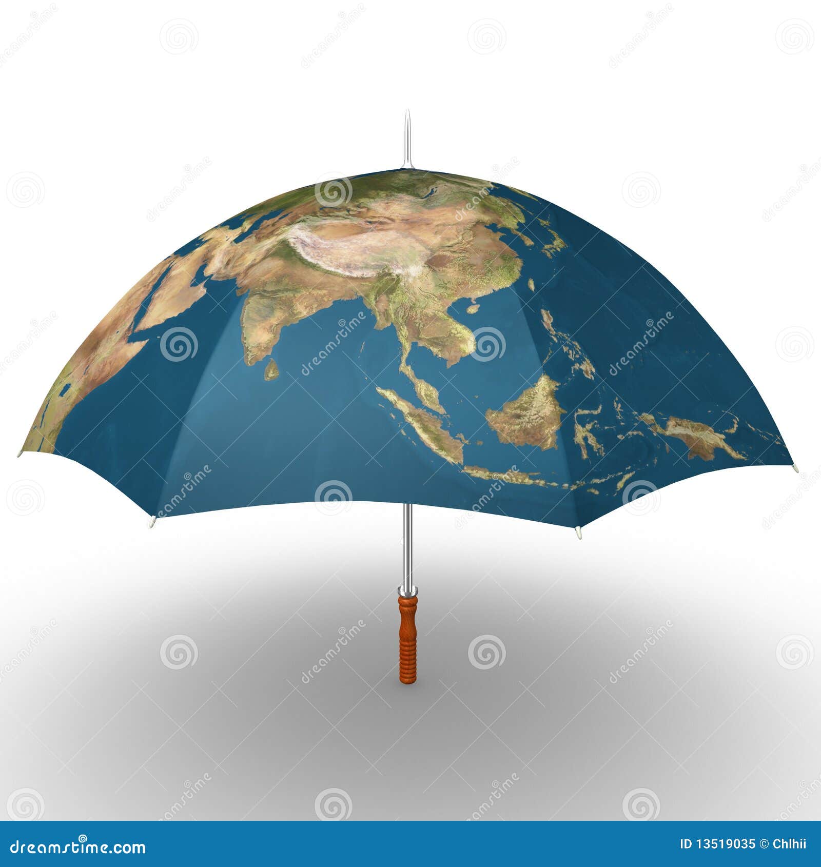 Map Umbrella stock illustration. Illustration of maps - 13519035