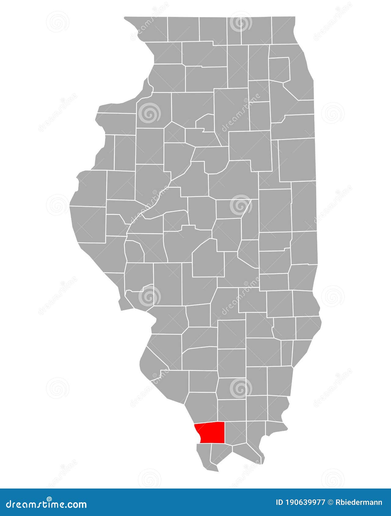 Map of Union in Illinois stock vector. Illustration of cartography ...