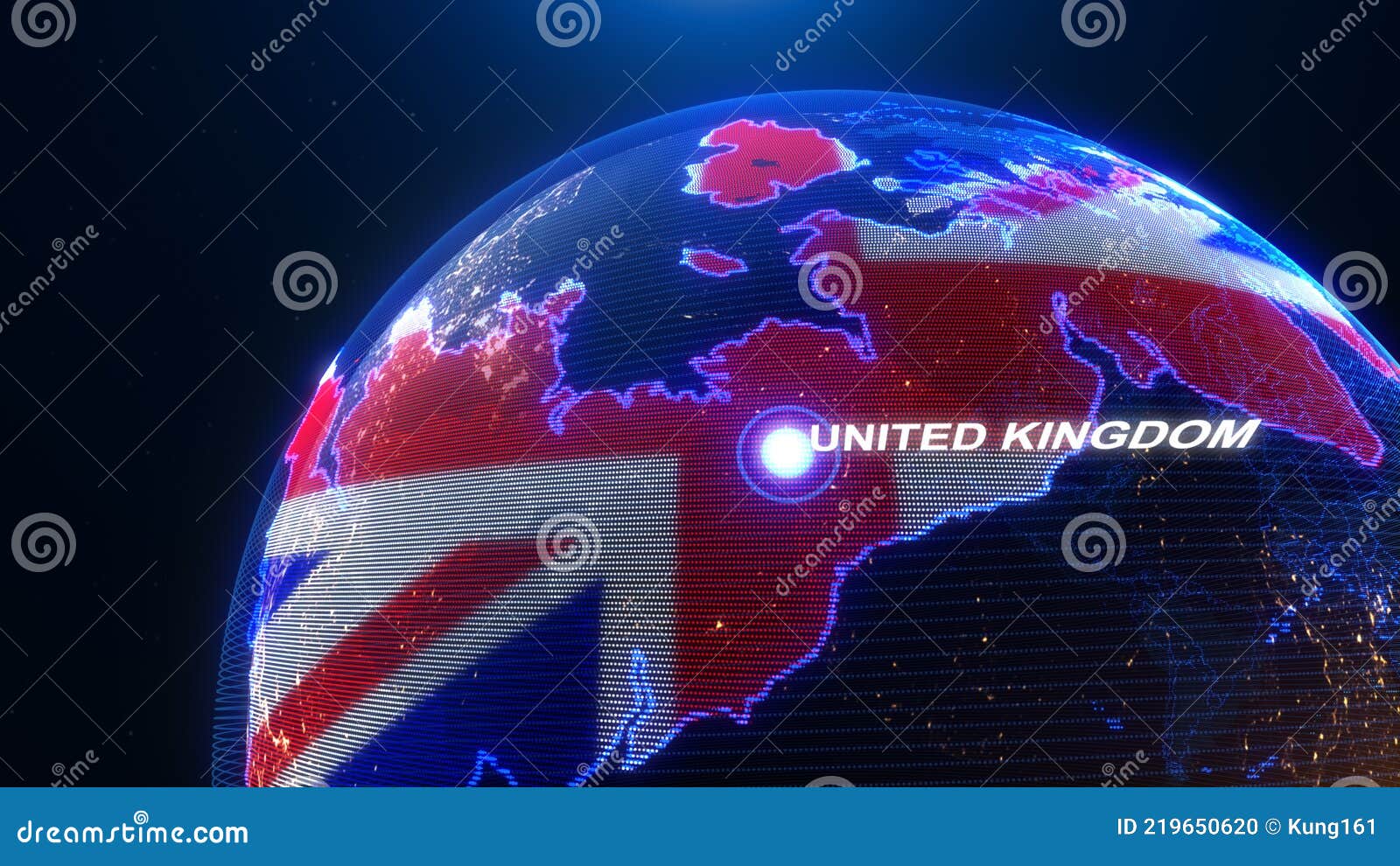 Map of United Kingdom Animation Stock Illustration - Illustration of ...