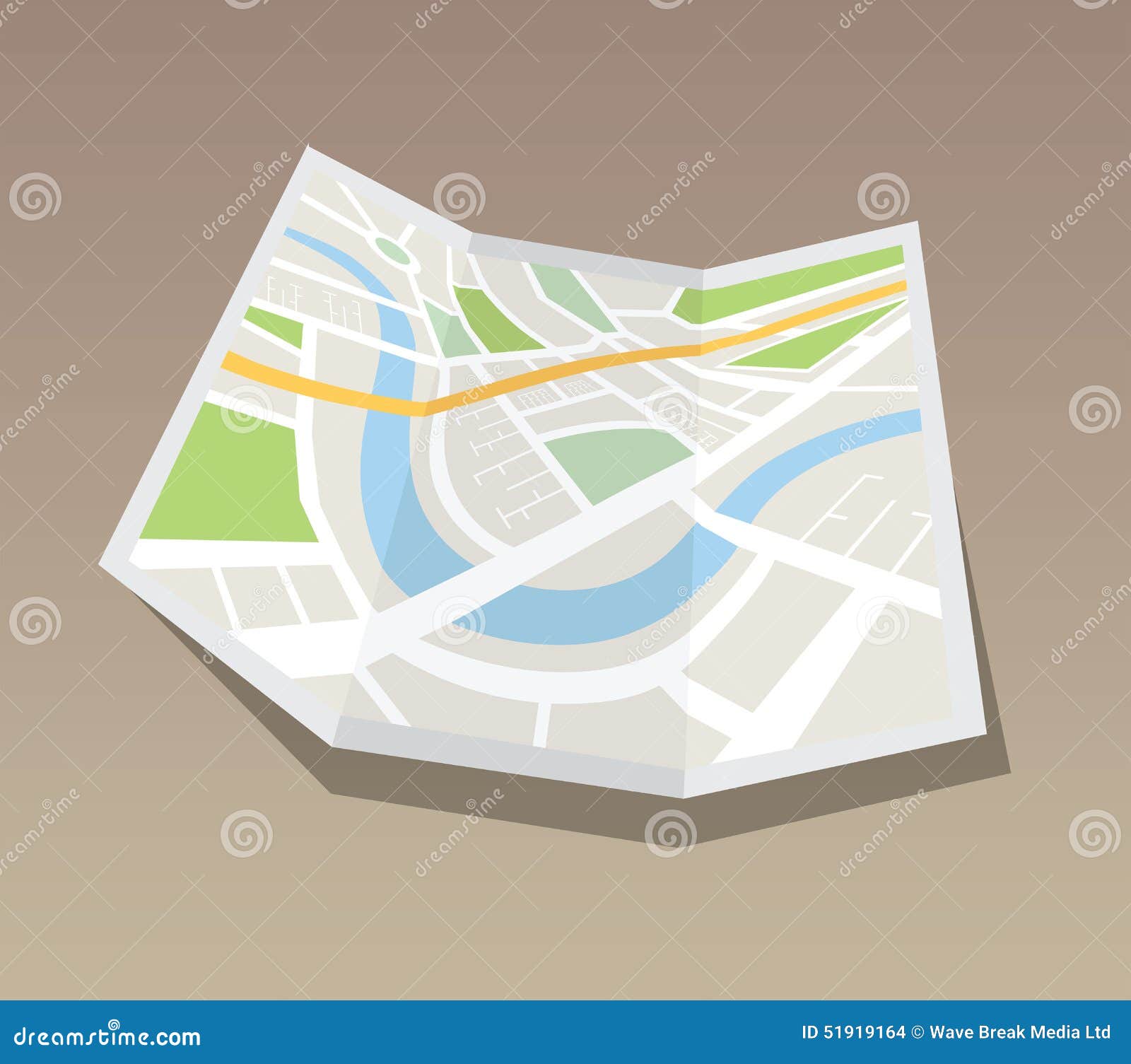 Map of Urban Infrastructure Vector Stock Vector - Illustration of plan ...