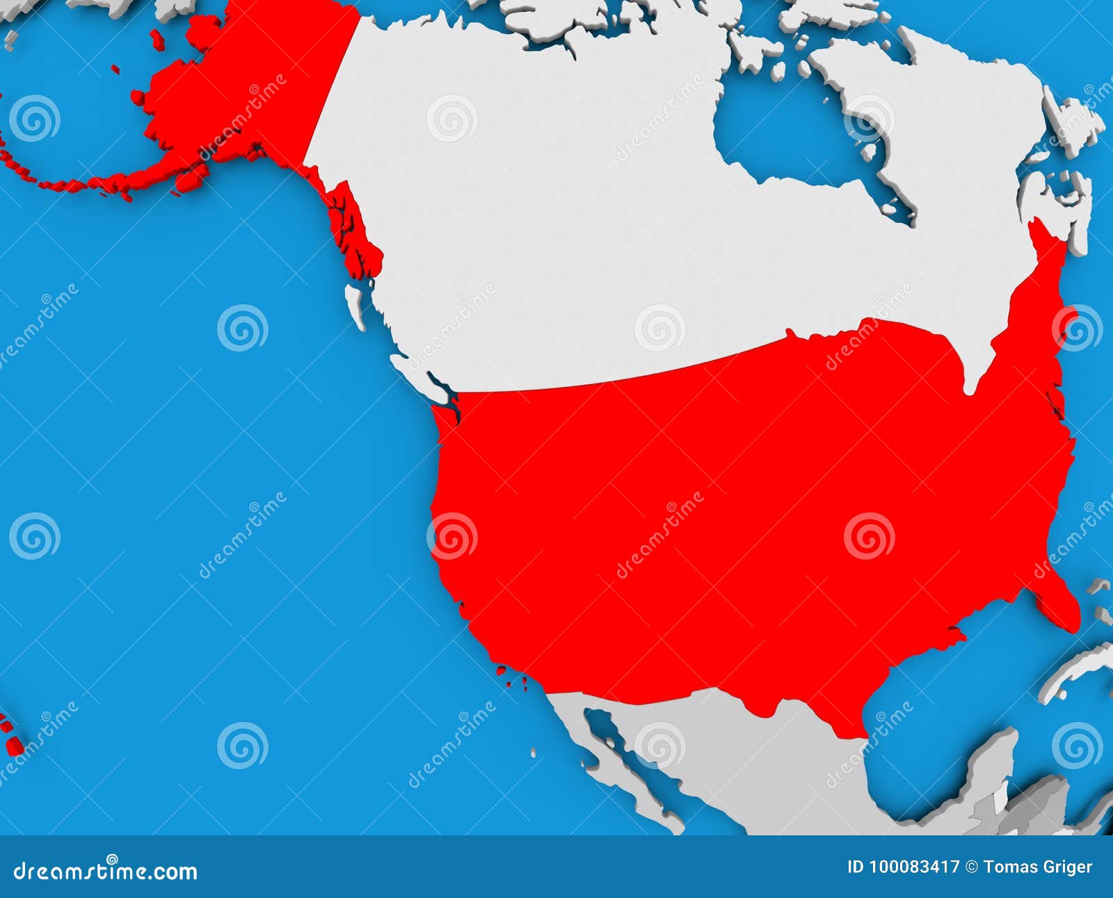 Map of USA stock illustration. Illustration of concept - 100083417