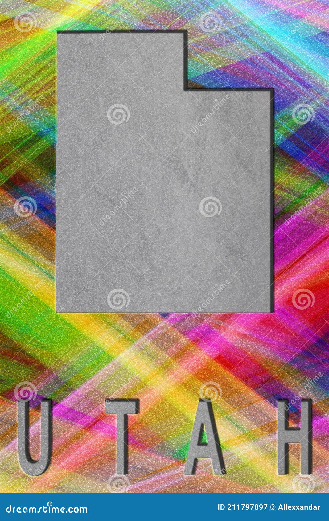 Colorful Utah Political Map With Clearly Labeled, Separated Layers ...