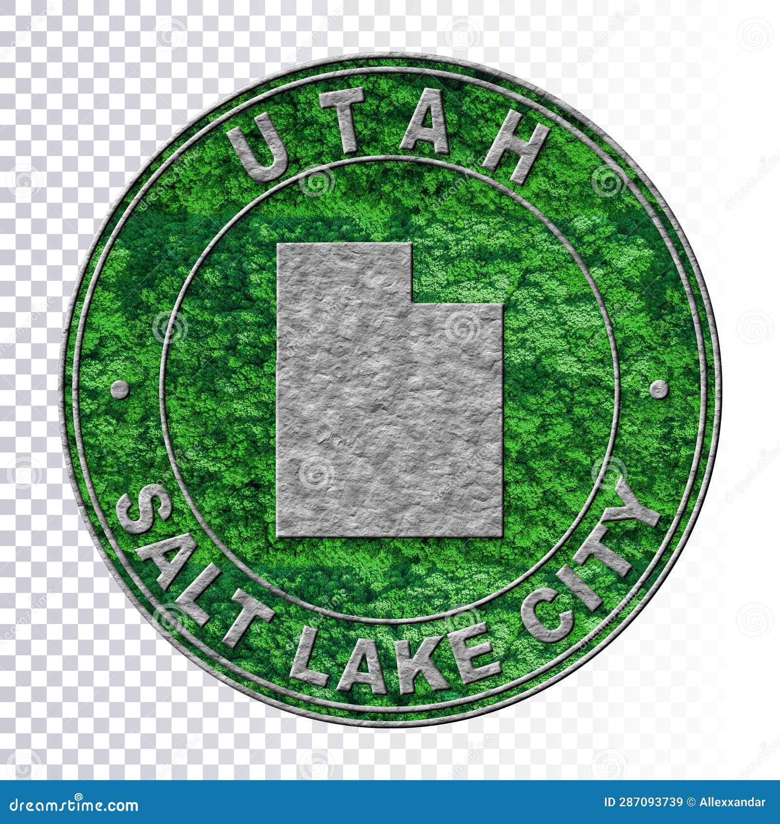 Map of Utah, Environment Concept, Co2 Emission Concept Stock ...