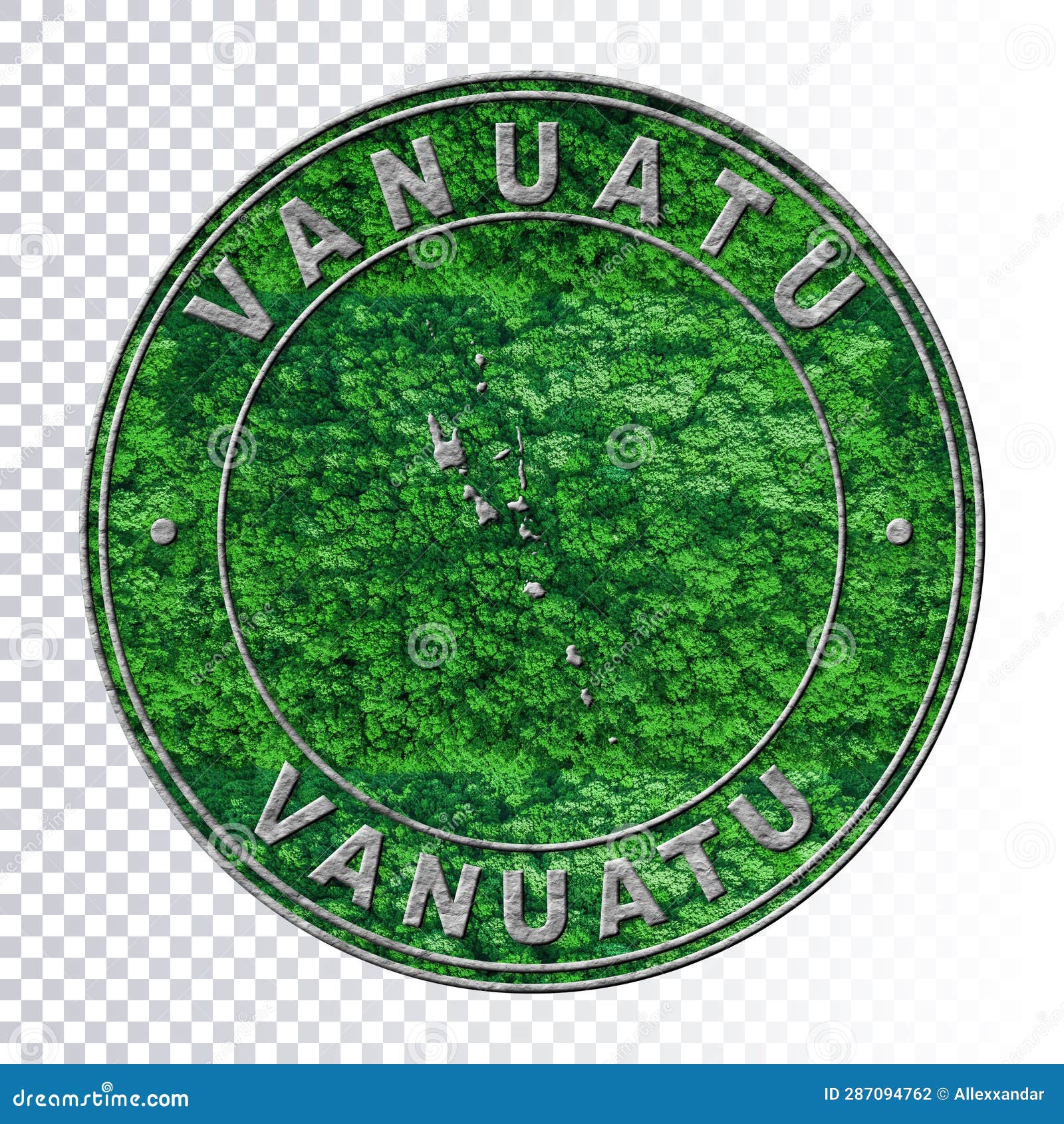Map of Vanuatu, Environment Concept, Co2 Emission Concept Stock Photo ...