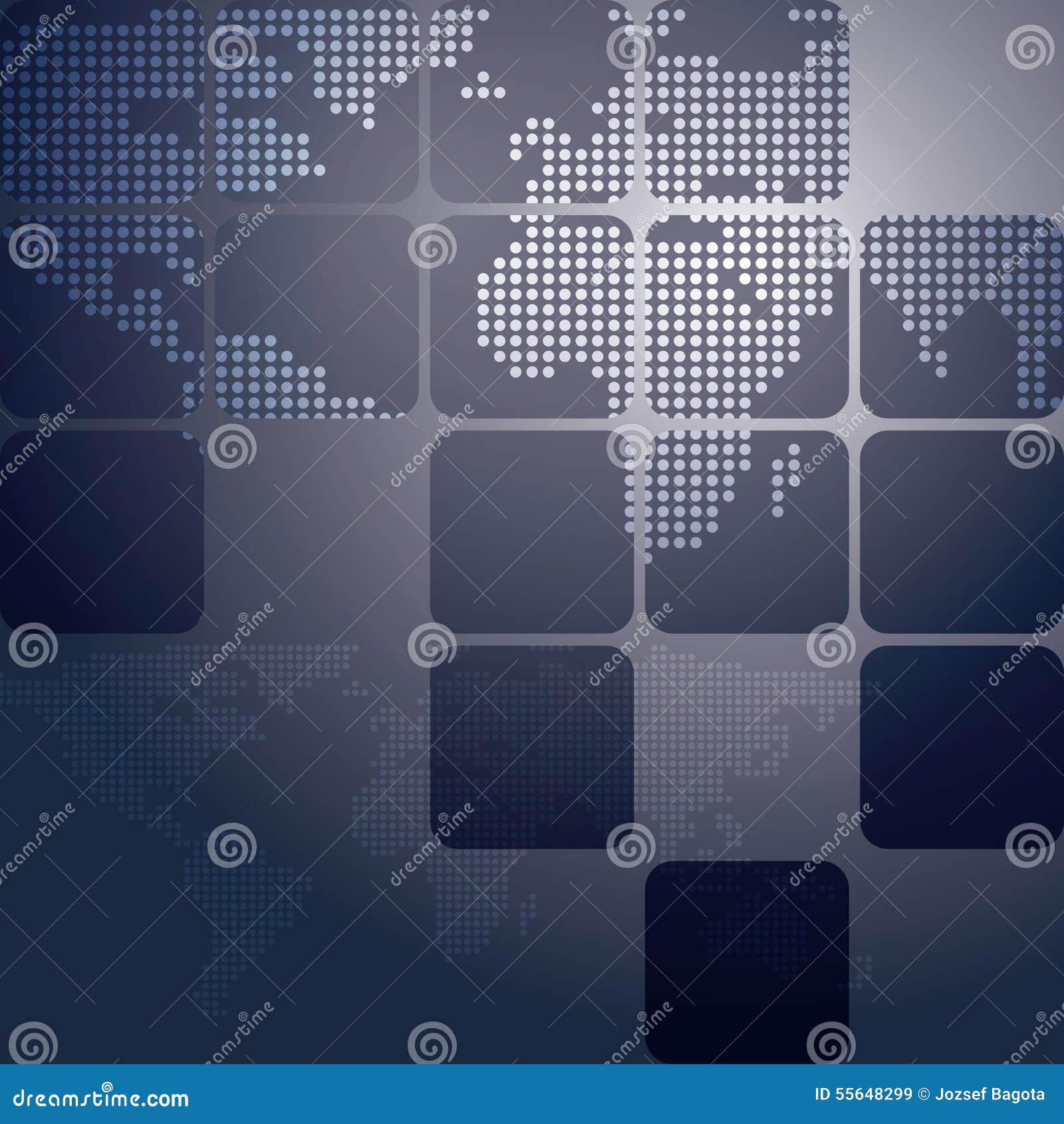 Map Vector Background stock vector. Illustration of dotted - 55648299