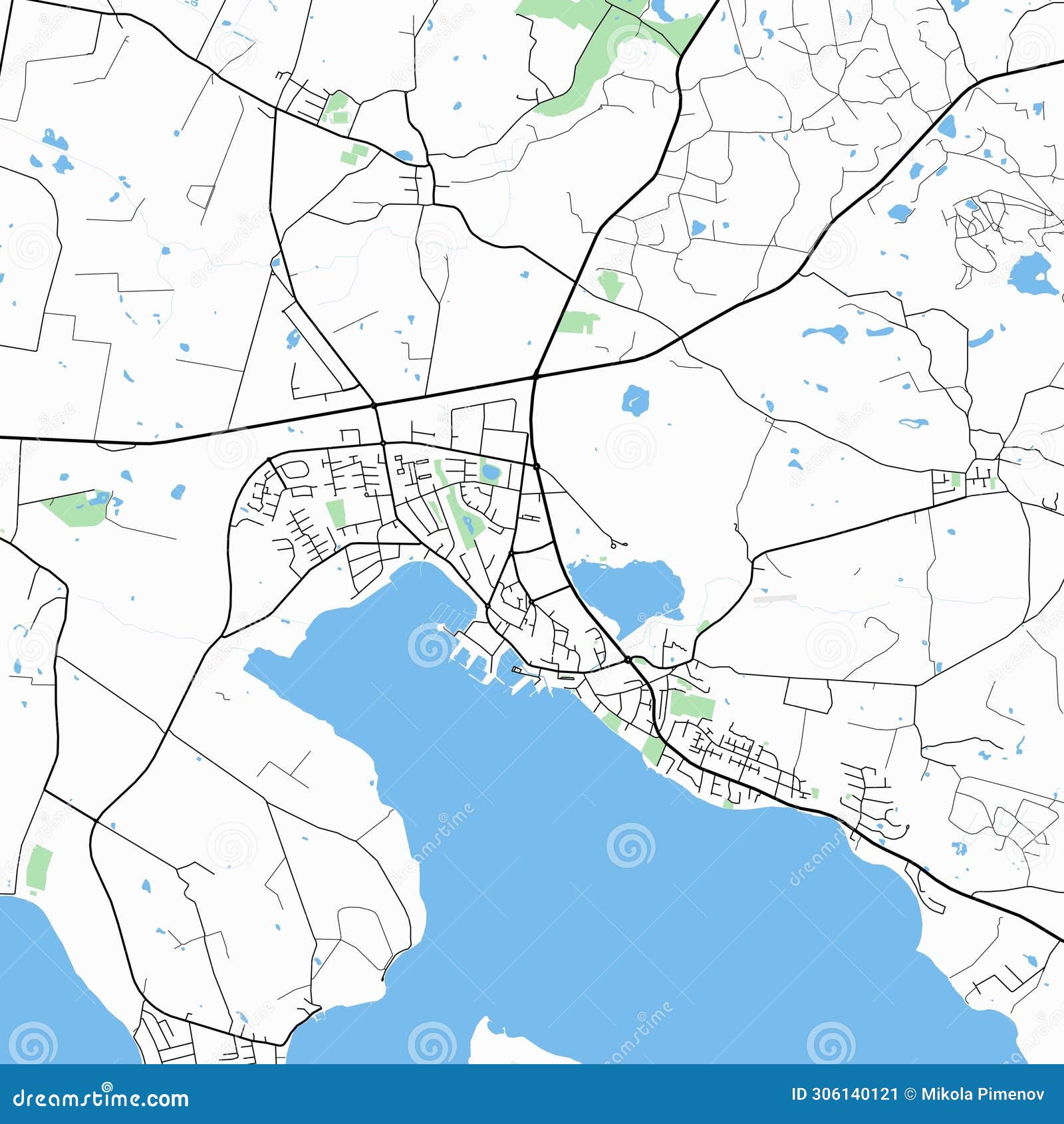 Faborg map. stock illustration. Illustration of text - 306140121