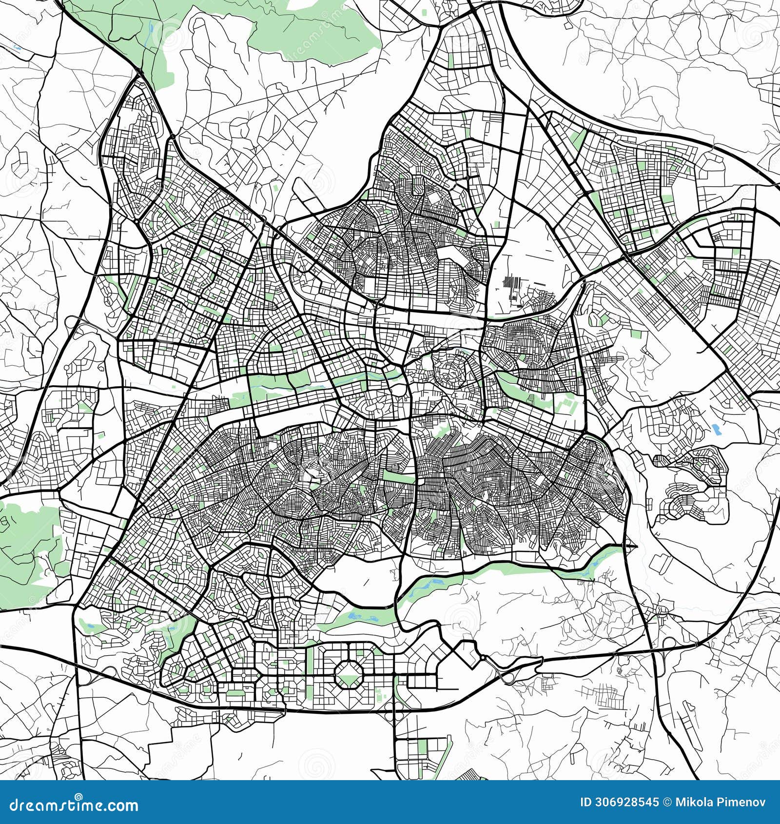 Gaziantep City Republic Of Turkey, Anatolia Map Vector Illustration ...