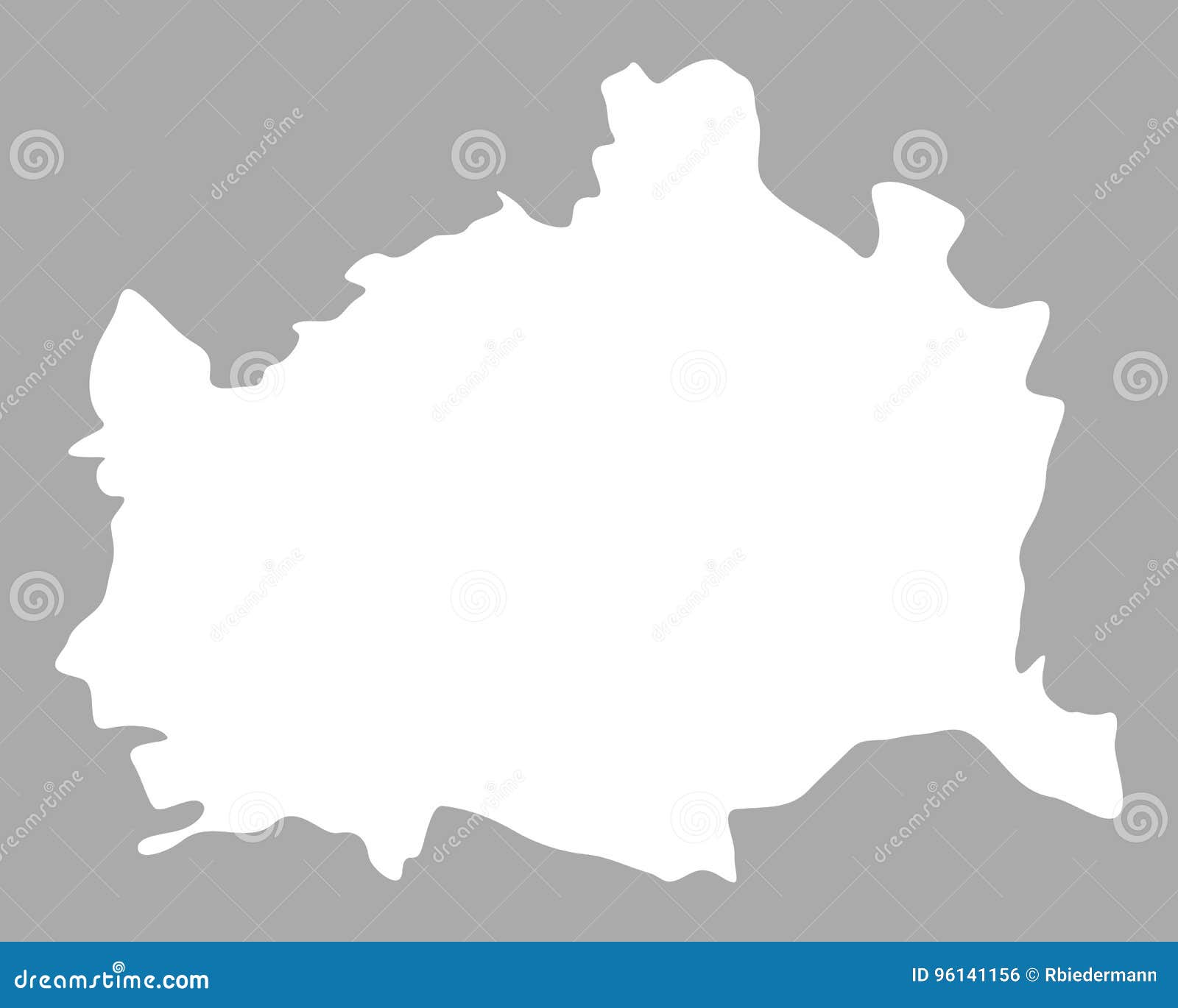 Map of Vienna stock vector. Illustration of isolated - 96141156