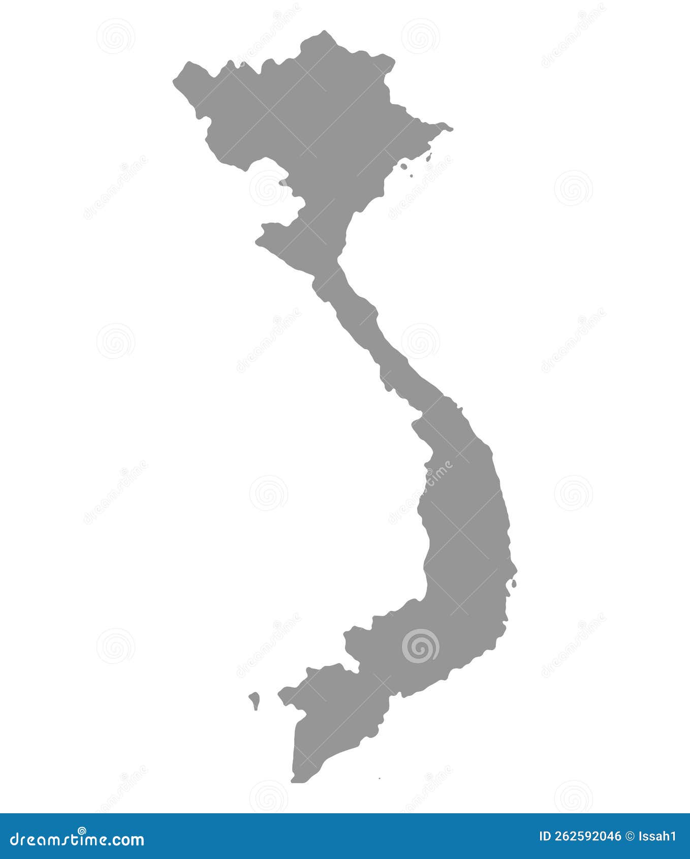 Vietnam Map Vector. Illustrated Map Of Vietnam For Children/kid ...