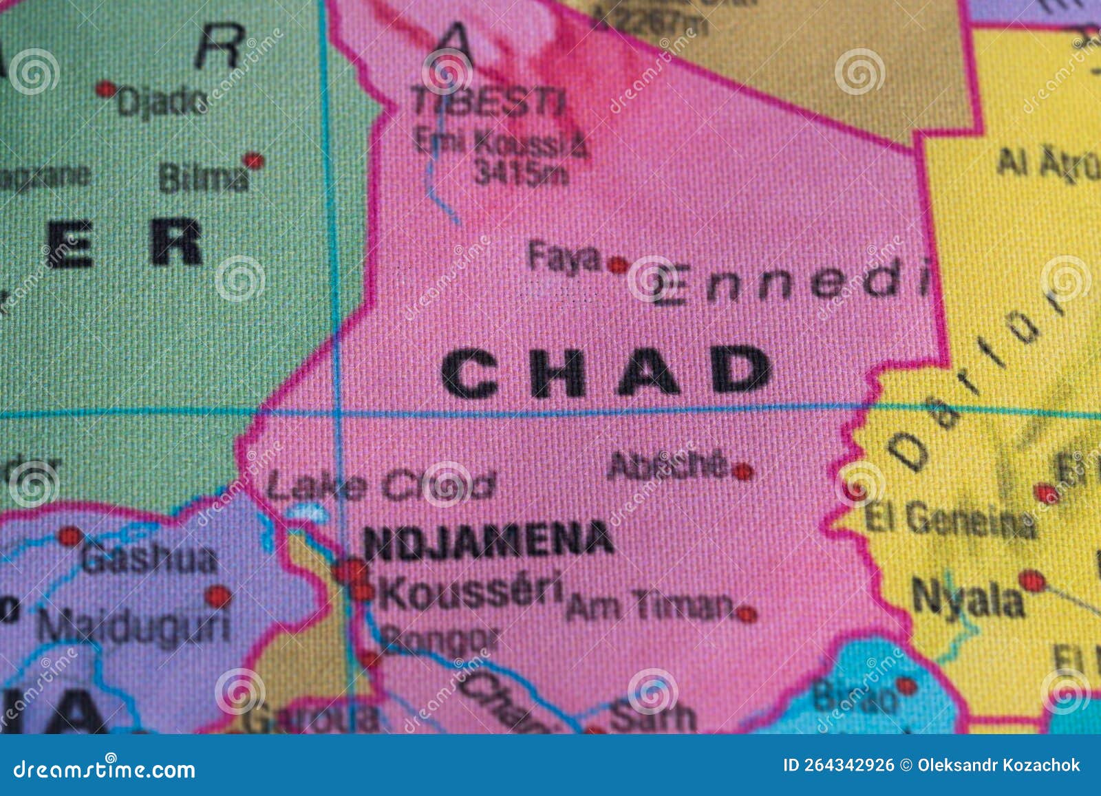 Chad World Map Location
