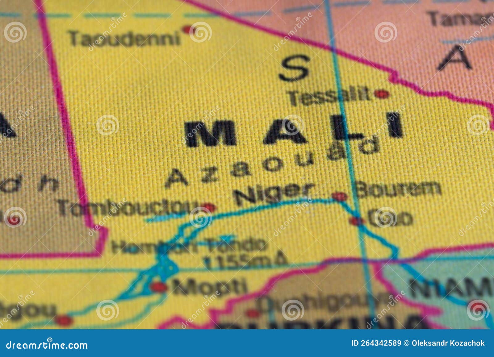 Map View of Mali on a Geographical Globe. Stock Image - Image of ...