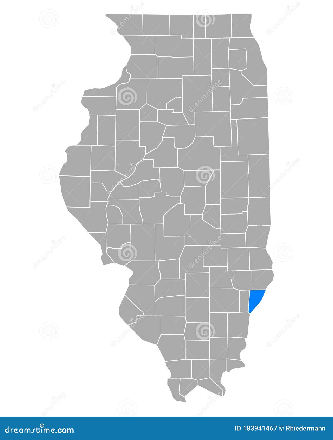 Map of Wabash in Illinois stock vector. Illustration of locator - 183941467