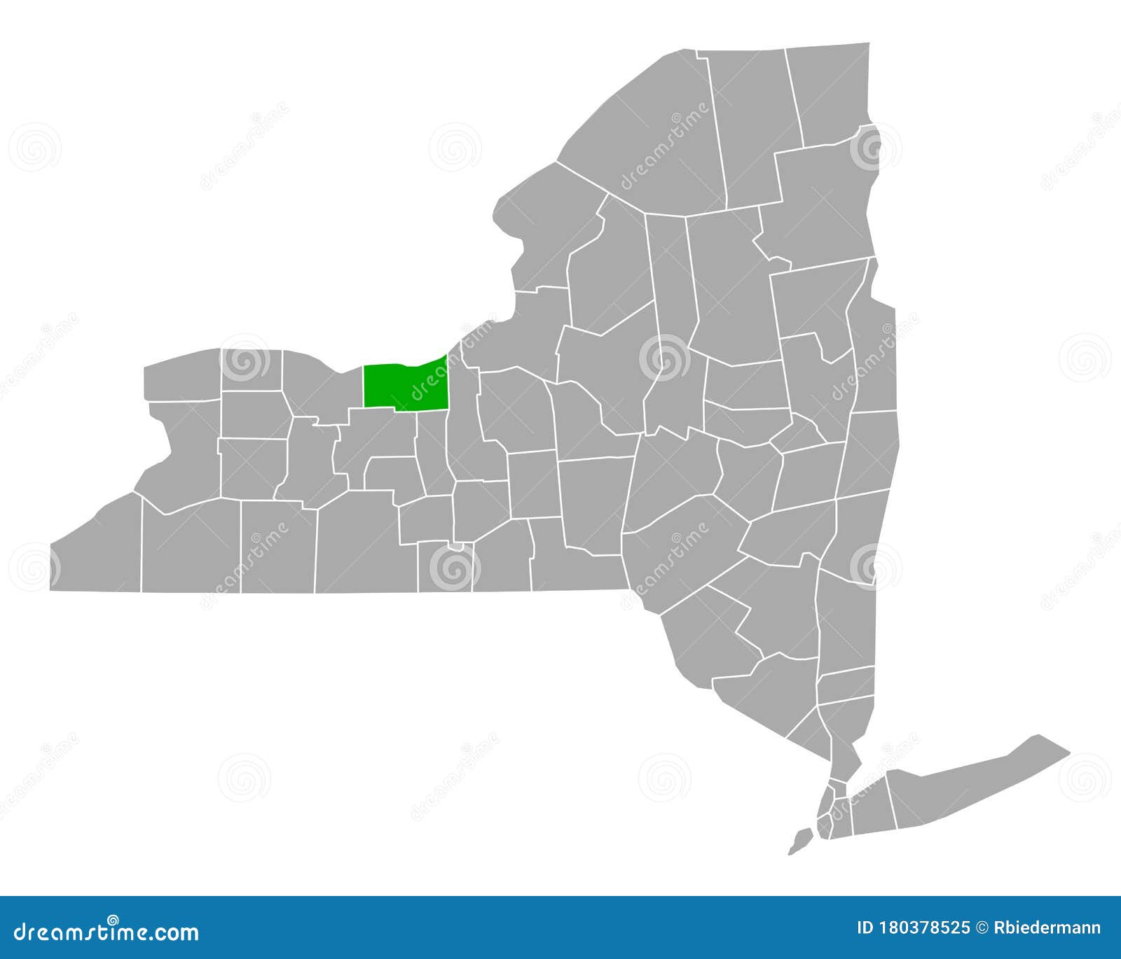 Map of Wayne in New York stock vector. Illustration of county - 180378525