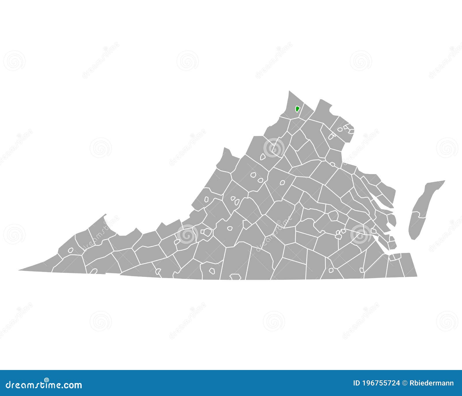 Map of Winchester in Virginia Stock Vector - Illustration of geography ...