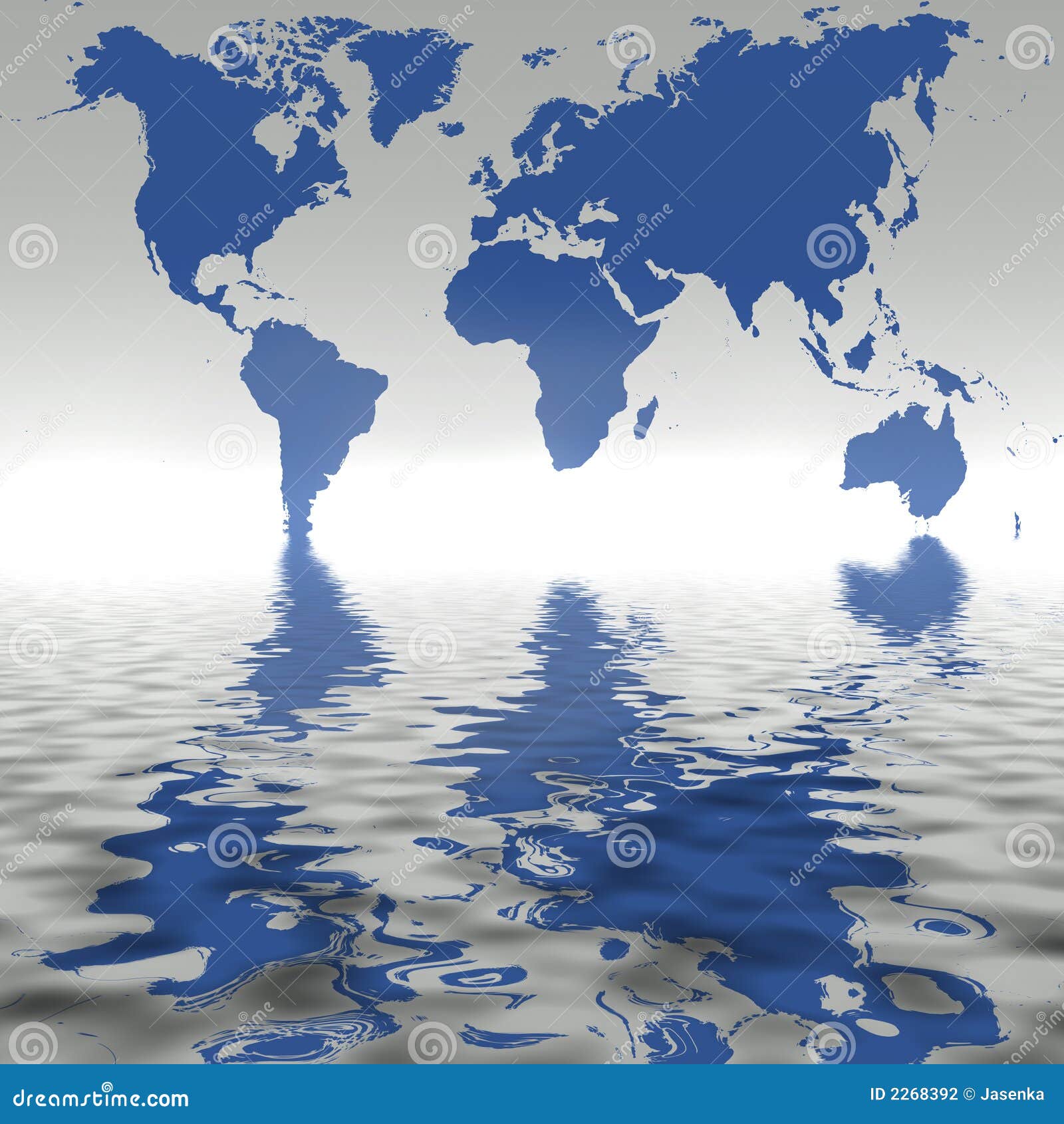 Map of the world stock illustration. Illustration of digital - 2268392