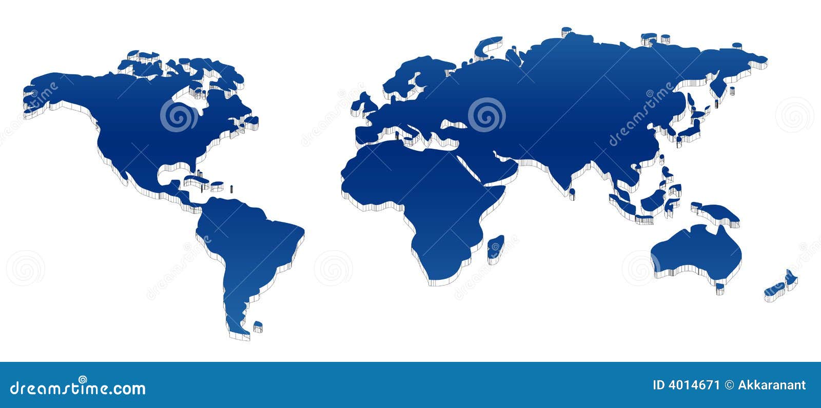 Map of the world stock vector. Illustration of numbers - 4014671