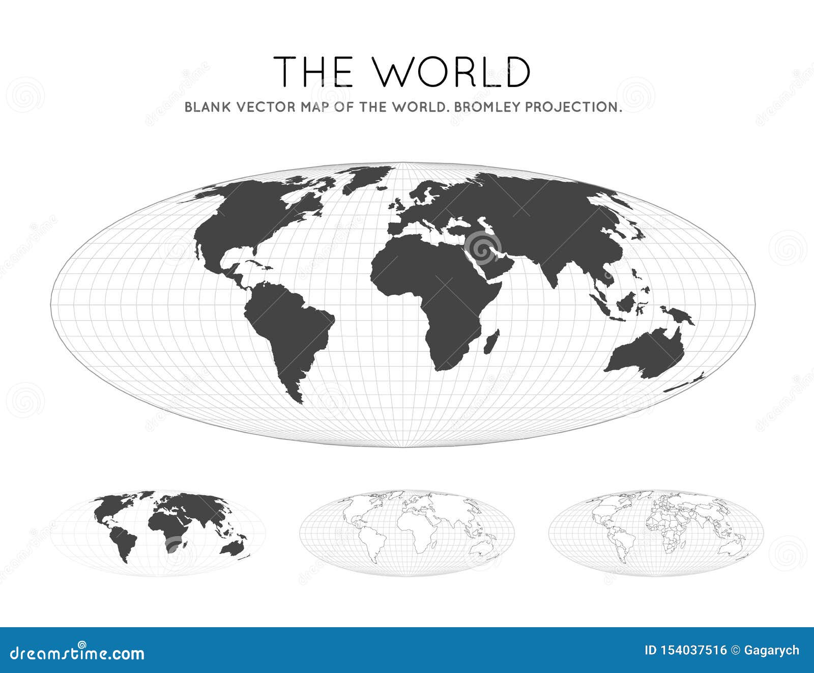 Map of the World. stock vector. Illustration of decorative - 154037516