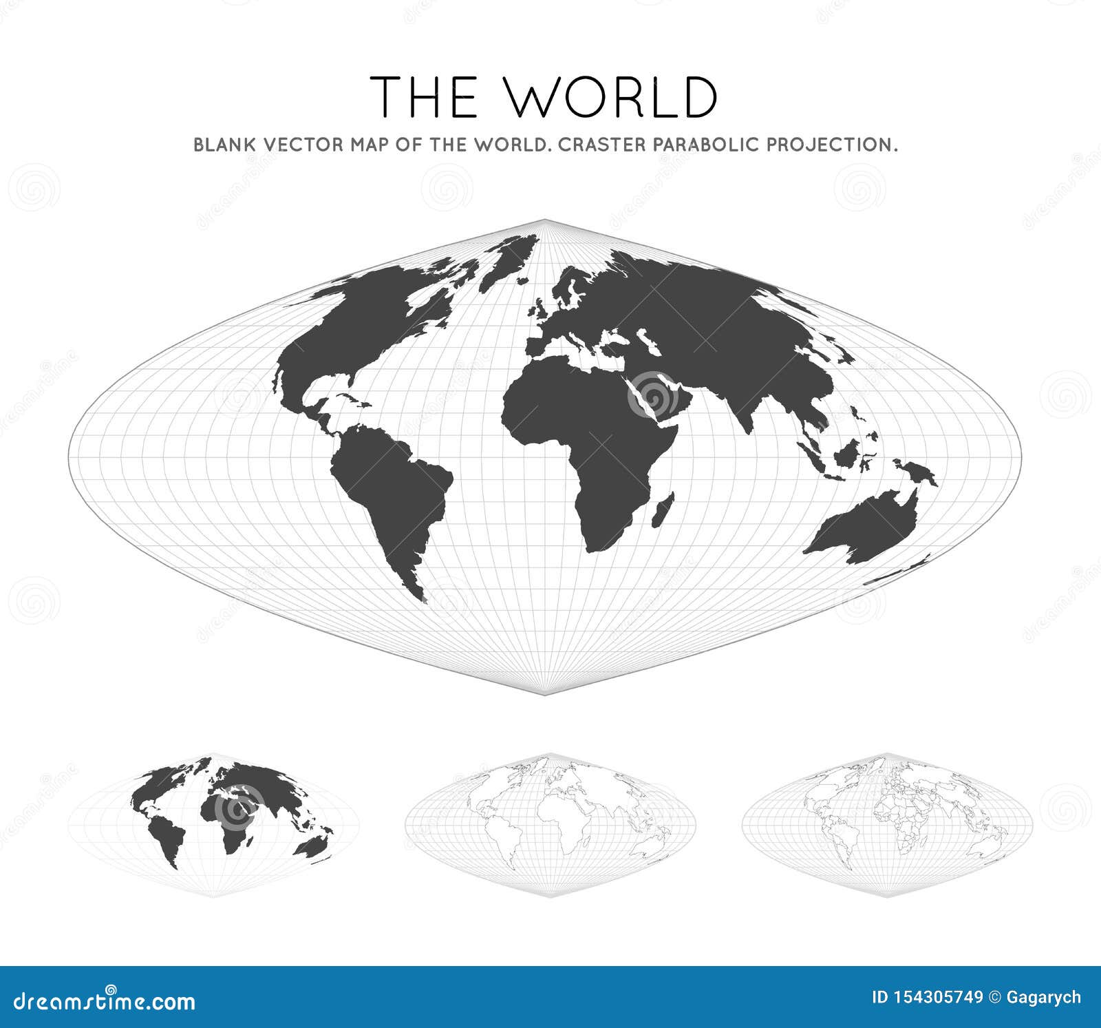 Map of the World. stock vector. Illustration of abstract - 154305749