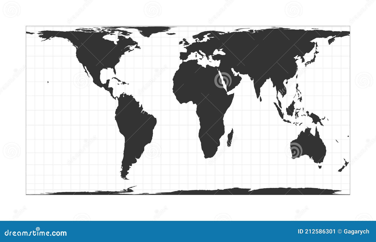 Map of the World. stock vector. Illustration of infochart - 212586301