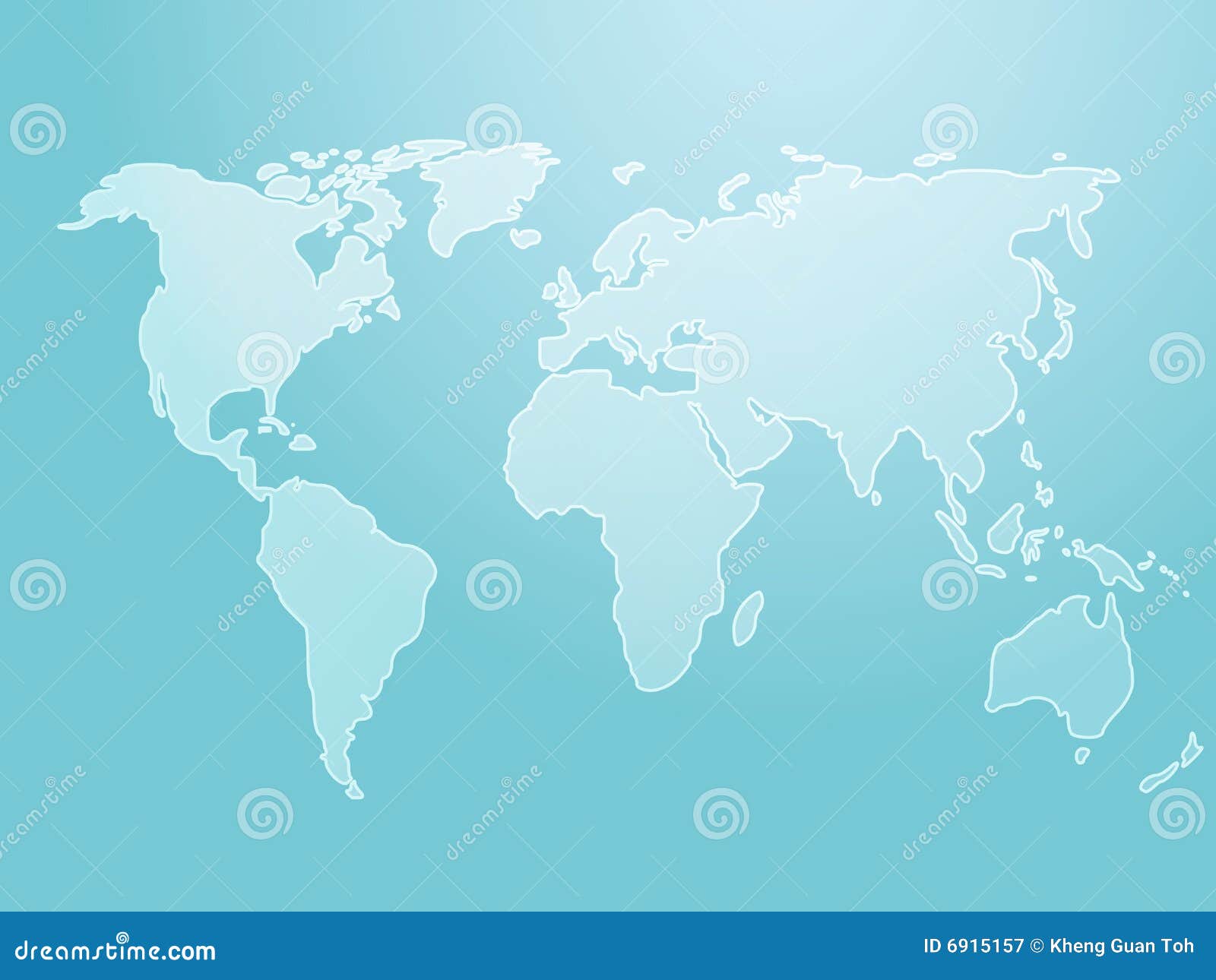 Map of the World Illustration Stock Vector - Illustration of global ...