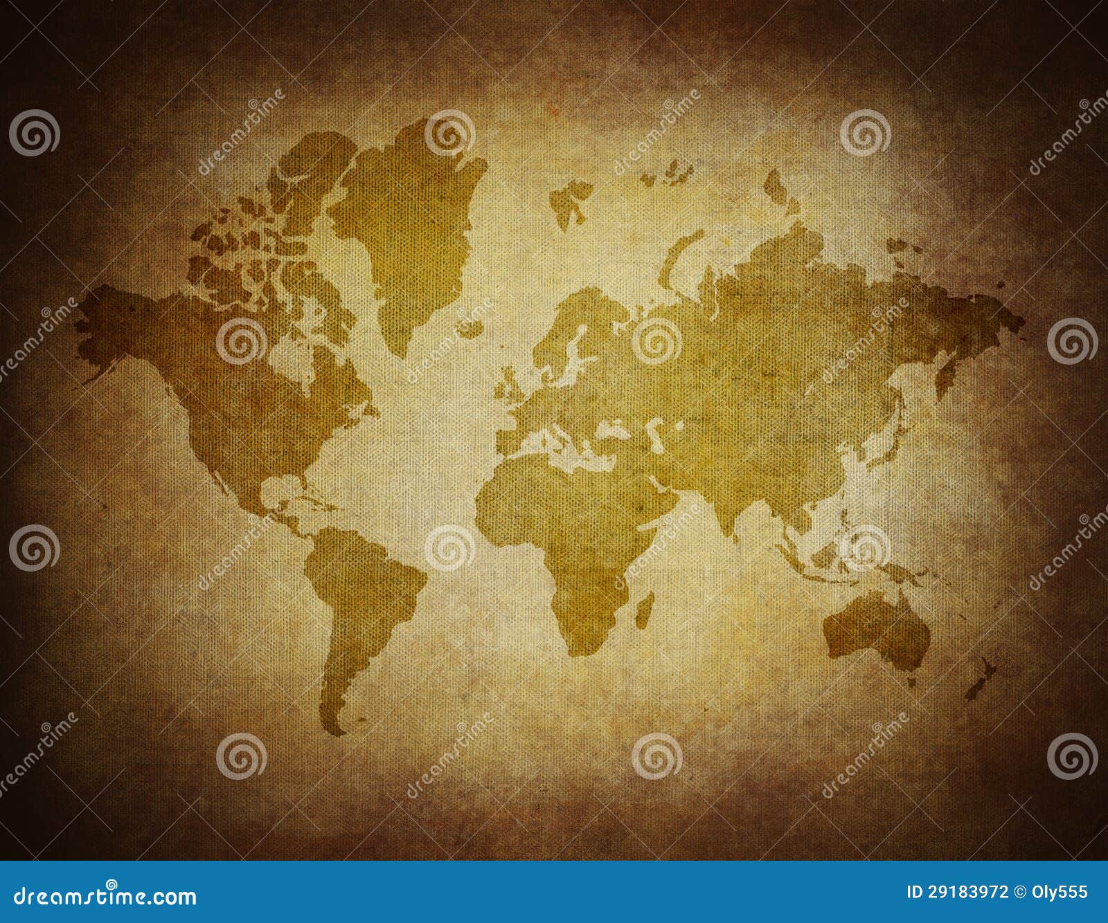 World Map Paper. Political Map Of The World On A Gray Background ...