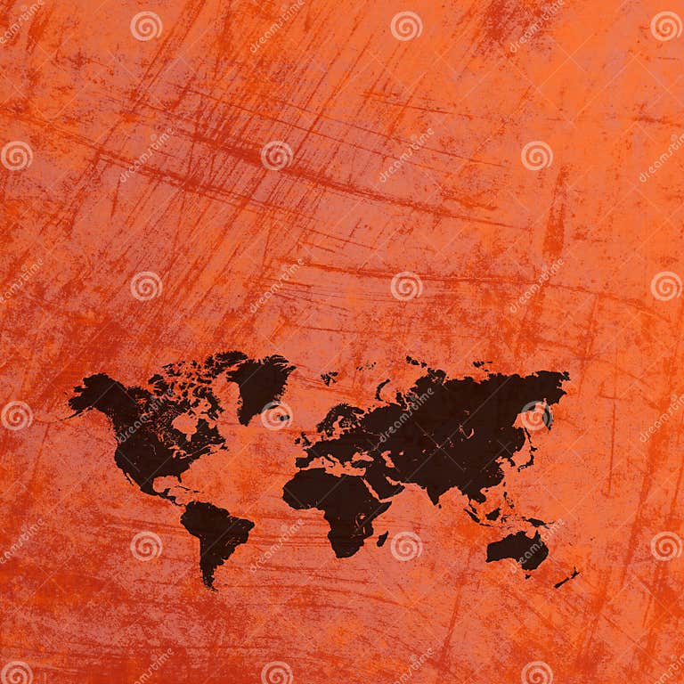 Map of world stock illustration. Illustration of blank - 38893742