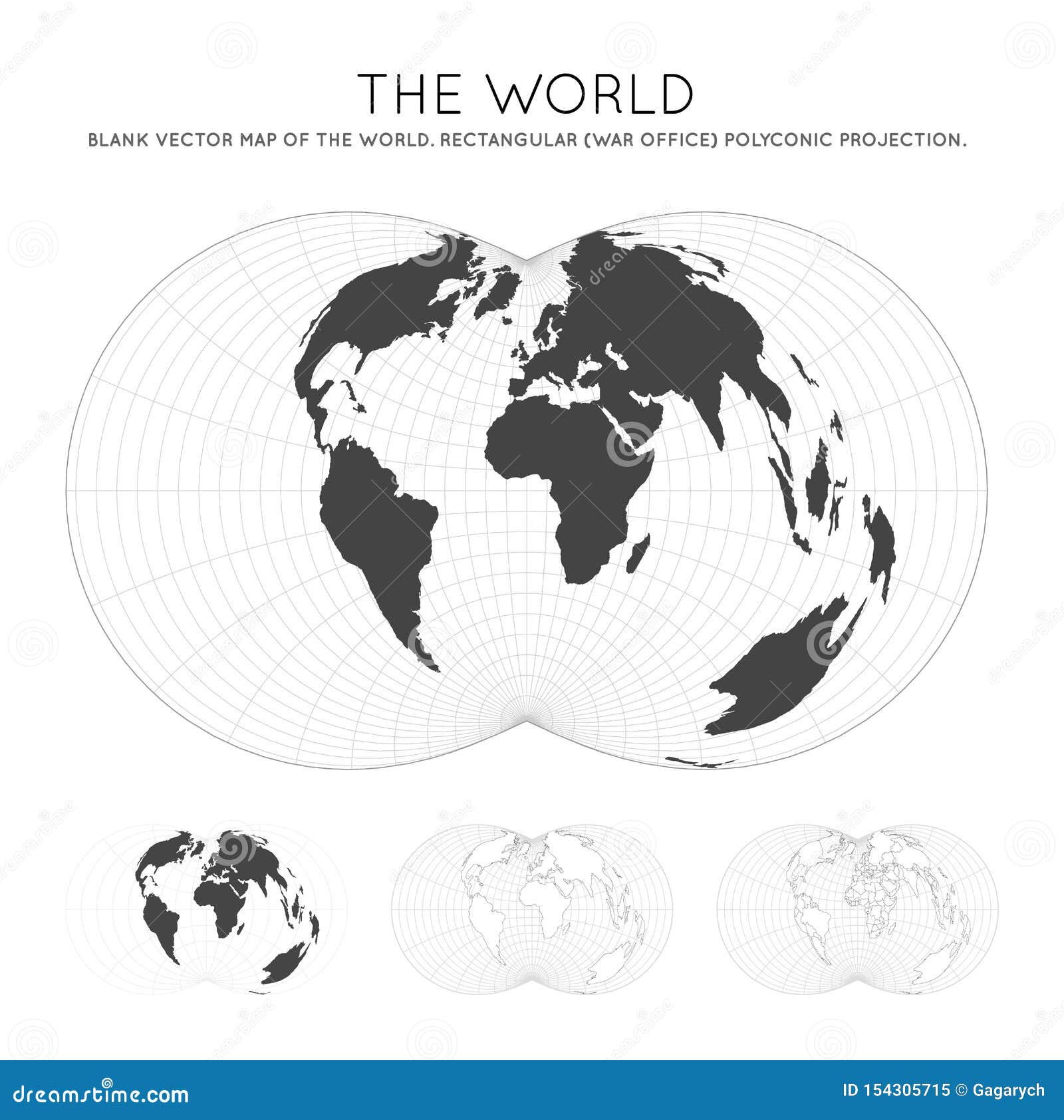 Map of the World. stock vector. Illustration of info - 154305715